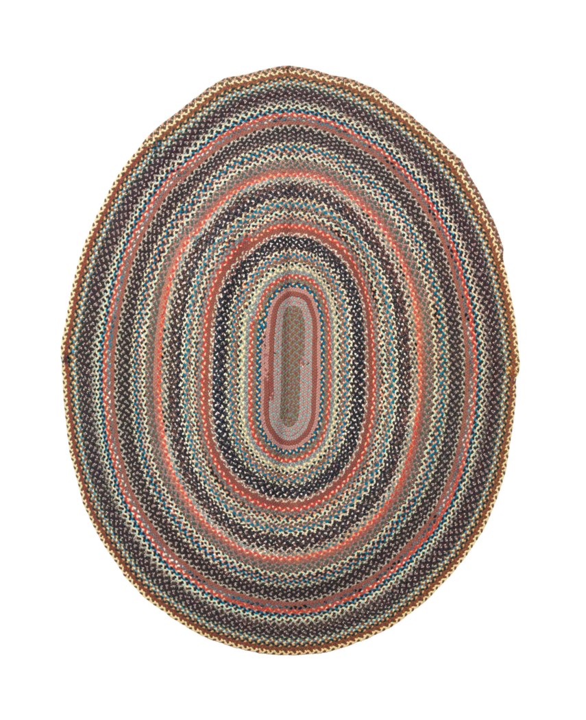 A GROUP OF THREE AMERICAN OVAL COIL RUGS,, 20TH CENTURY | Christie's