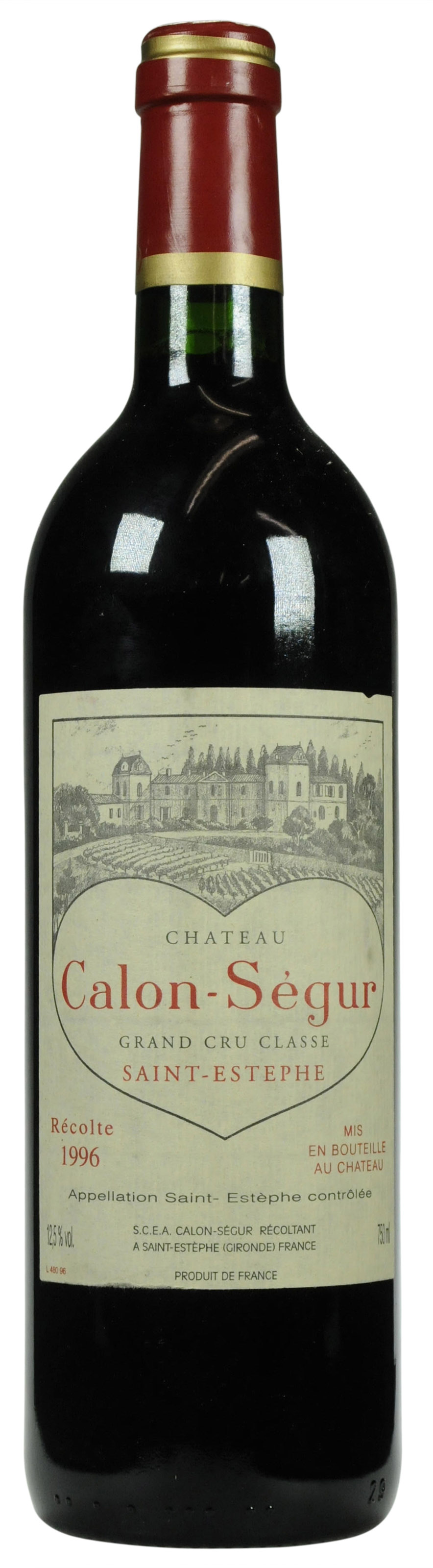 Château Calon-Ségur 1996, Saint-Estèphe, 3ème cru classé | Christie’s