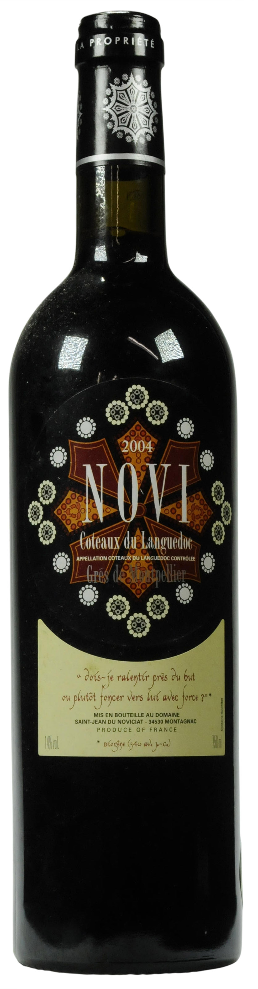 Domaine St-Jean du Noviciat, Novi Rouge 2004, Languedoc-Roussillon ...