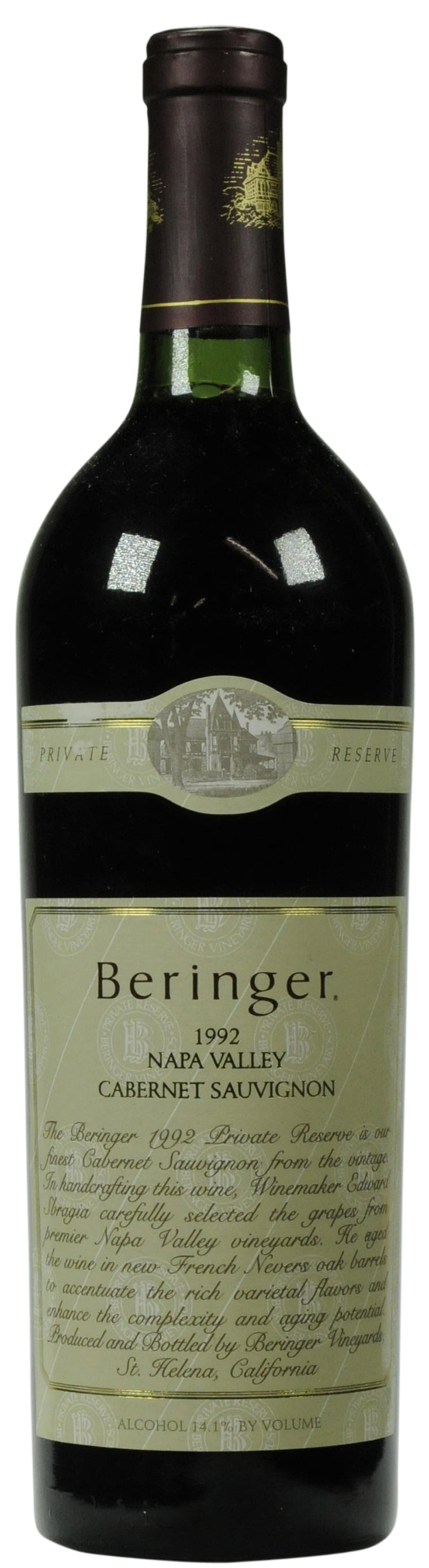 Beringer, Private Reserve, Cabernet Sauvignon--Vertical, Napa Valley ...