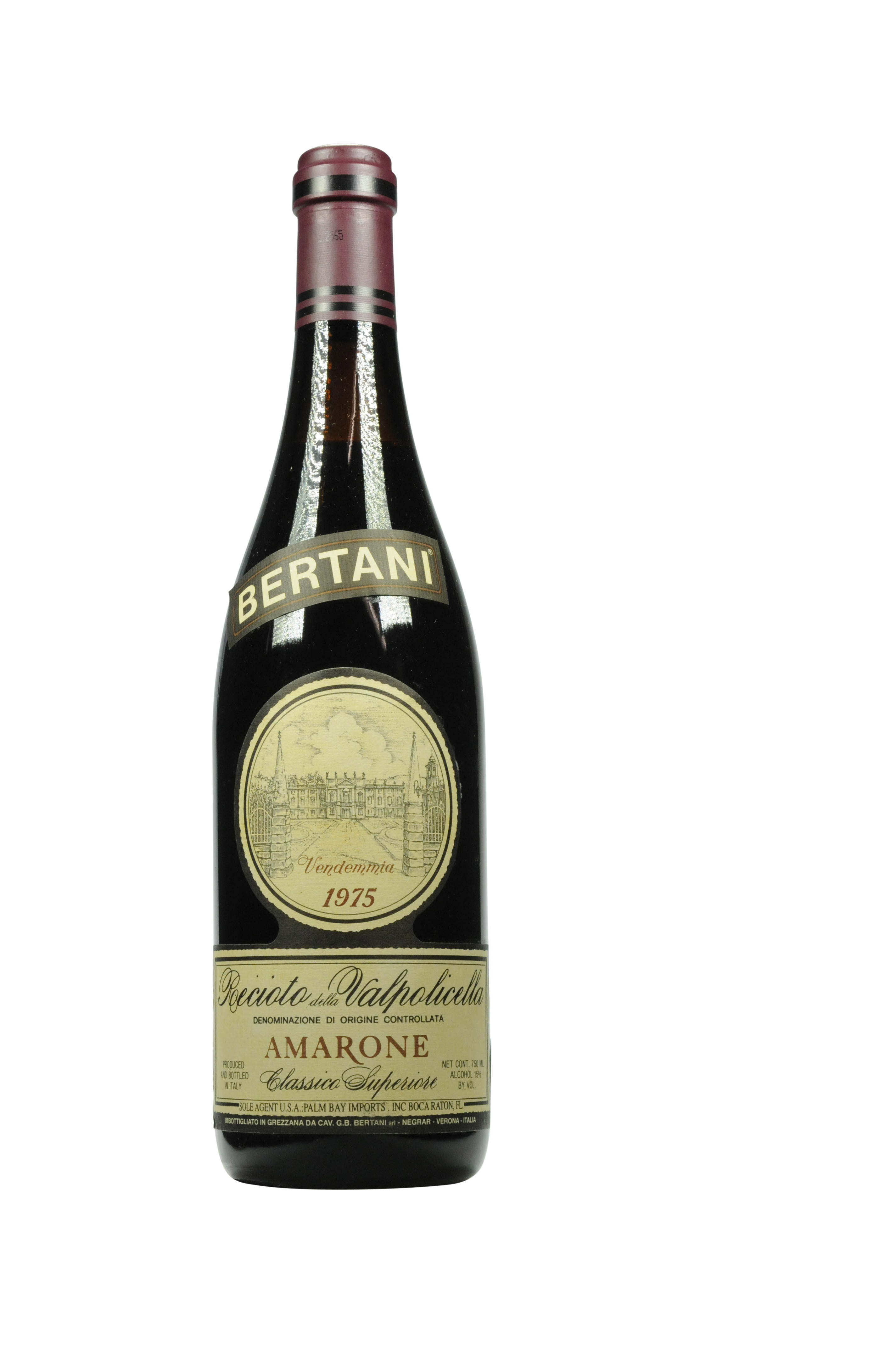 Bertani, Recioto della Valpolicella Classico Superiore 1975, Veneto ...
