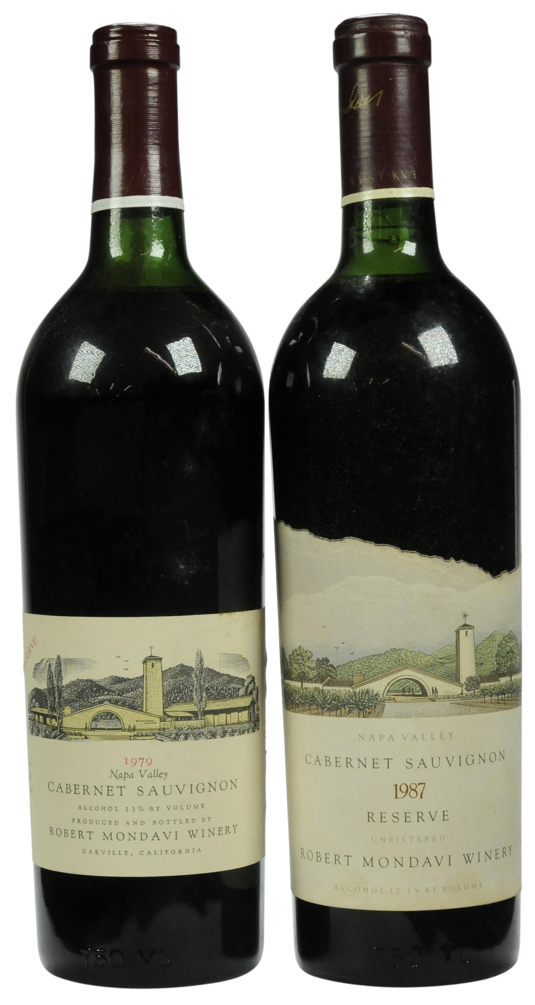 Robert Mondavi, Cabernet Sauvignon, Reserve--Vertical, Napa Valley ...