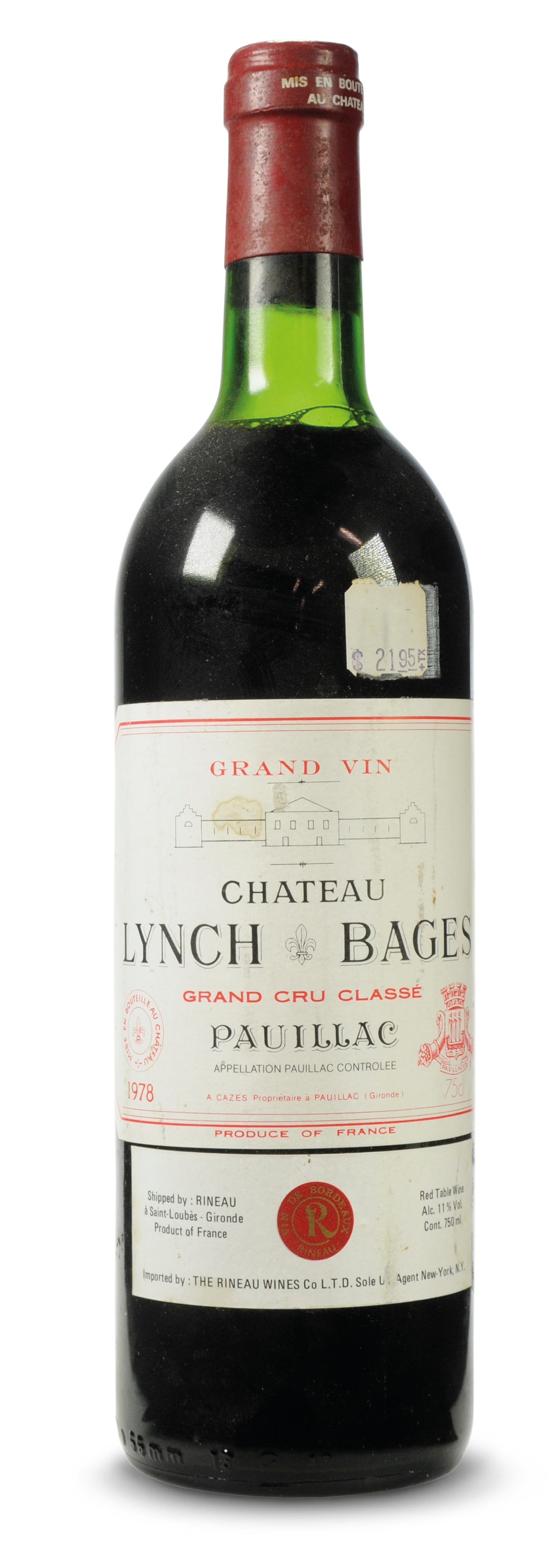 Château Lynch-Bages 1978, Pauillac, 5ème cru classé | Christie’s