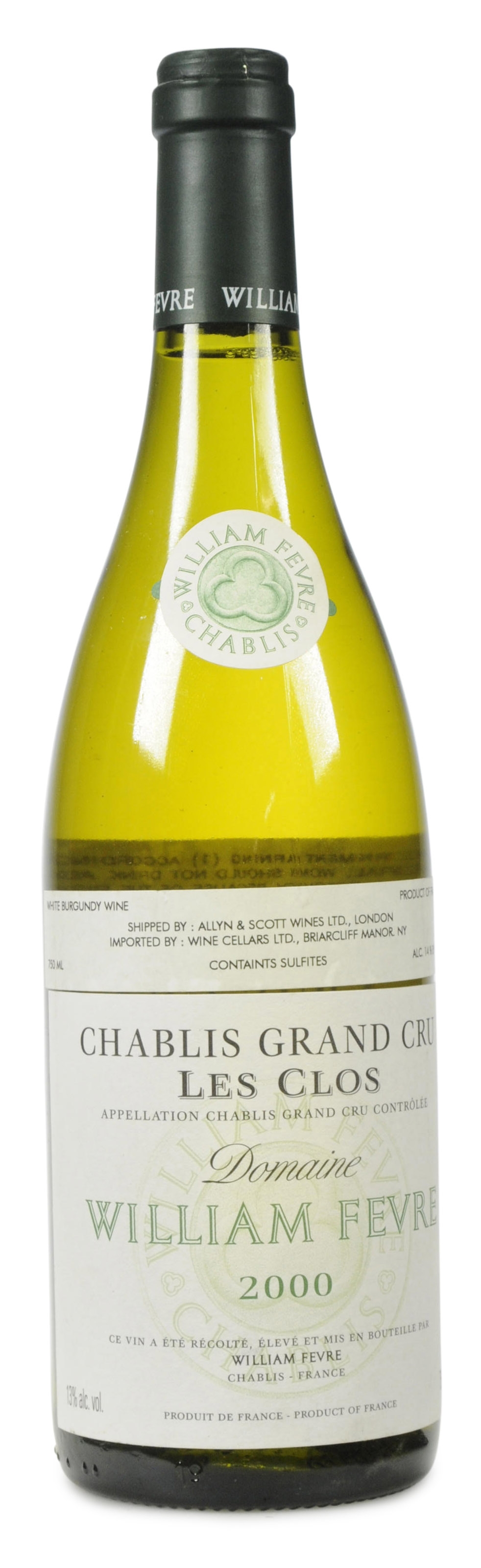 Fevre, Chablis, Les Clos 2000, Grand Cru | Christie’s