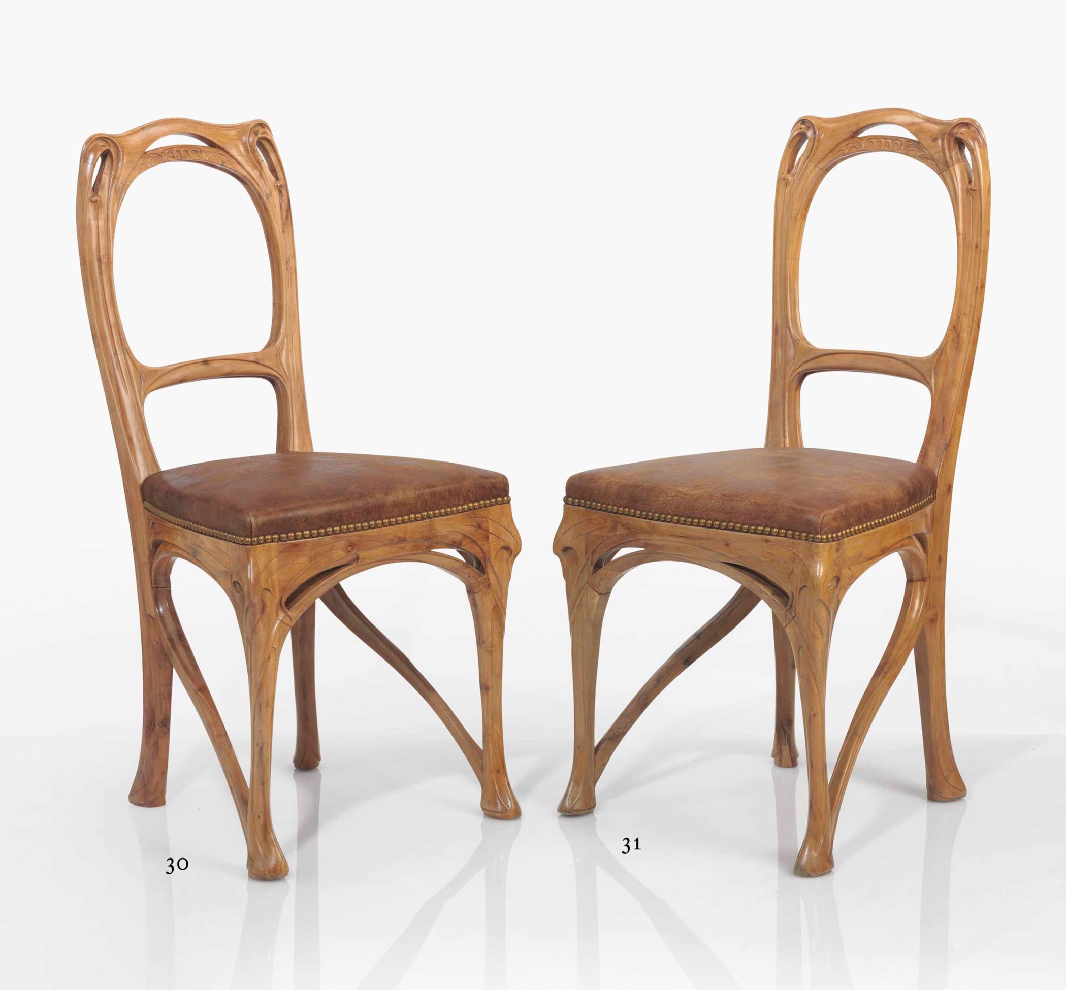 HECTOR GUIMARD (1867-1942) , A SIDE CHAIR, CIRCA 1899-1900 | Christie's