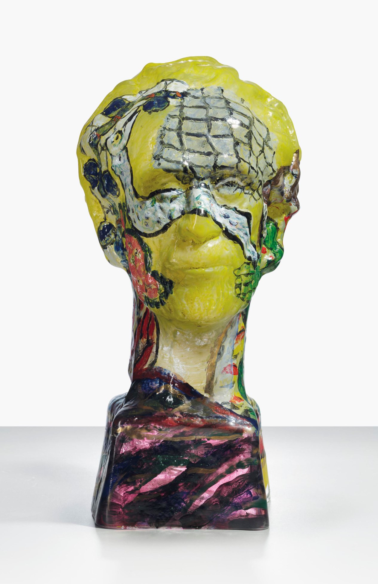 ERWIN EISCH (B. 1927) , SELF PORTRAIT - YELLOW PAINTED, 1997 | Christie's