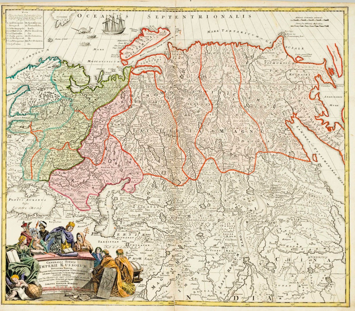 [RUSSIA]. A group of 19 engraved maps in 23 sheets of Russia, each ...
