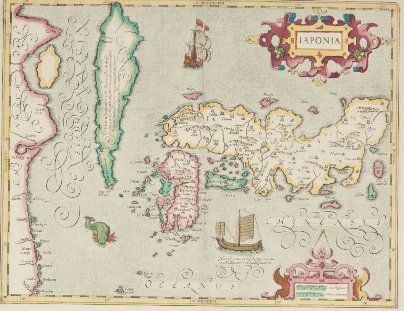 HONDIUS, Jodocus (1563-1612). Iaponia. Amsterdam, 1606. | Christie's