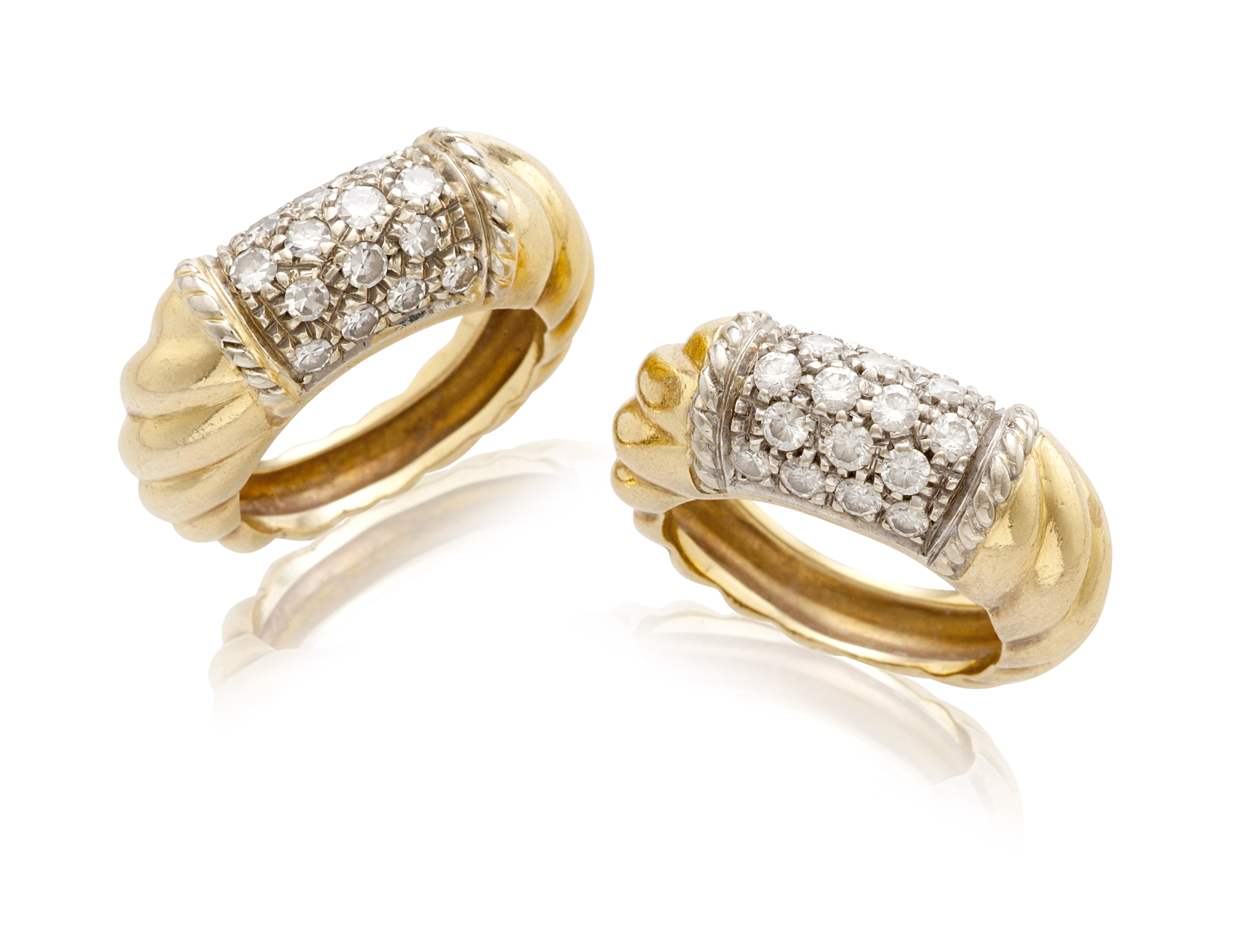 TWO DIAMOND AND GOLD RINGS, | Christie’s