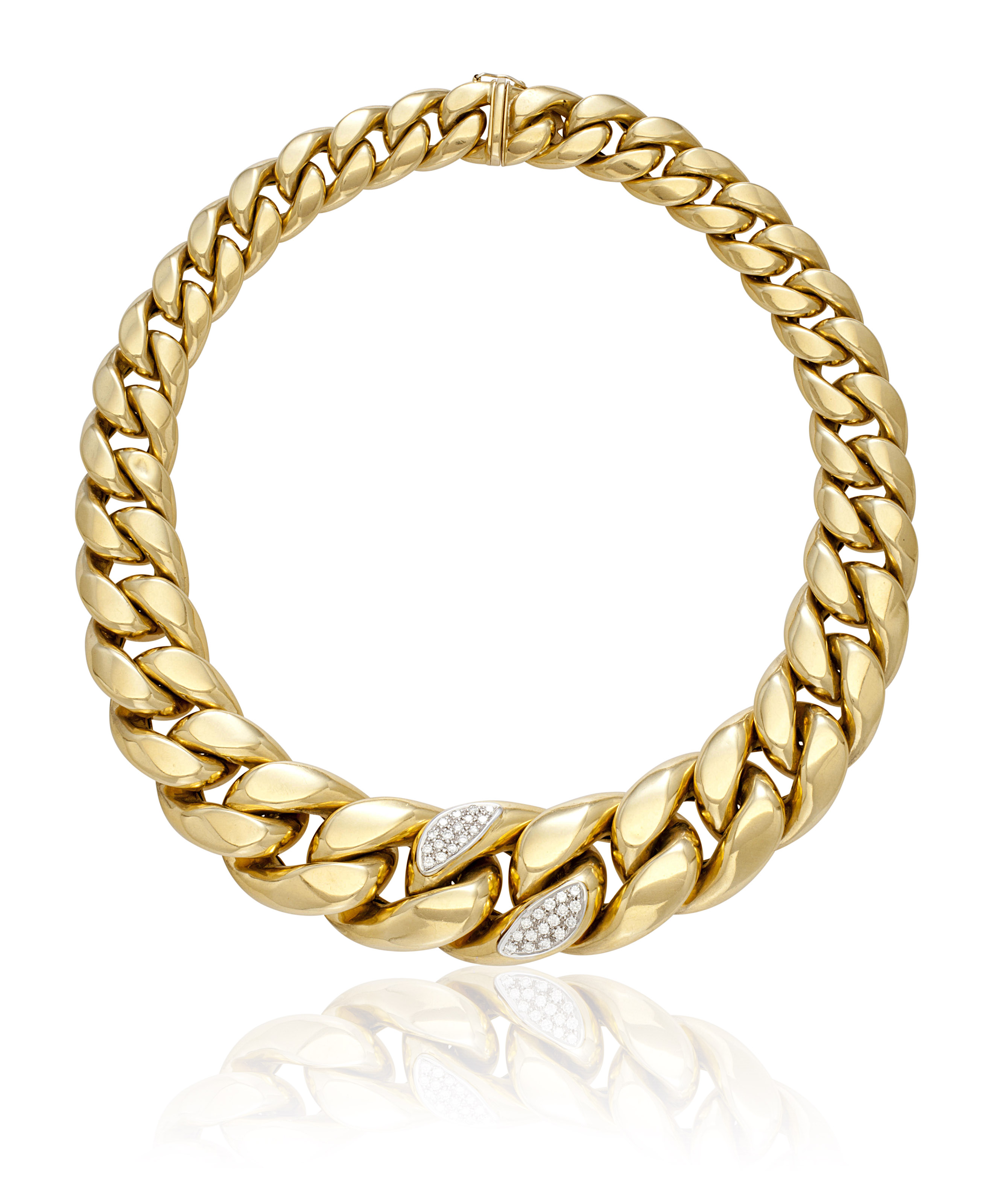 A DIAMOND AND GOLD NECKLACE, | Christie’s