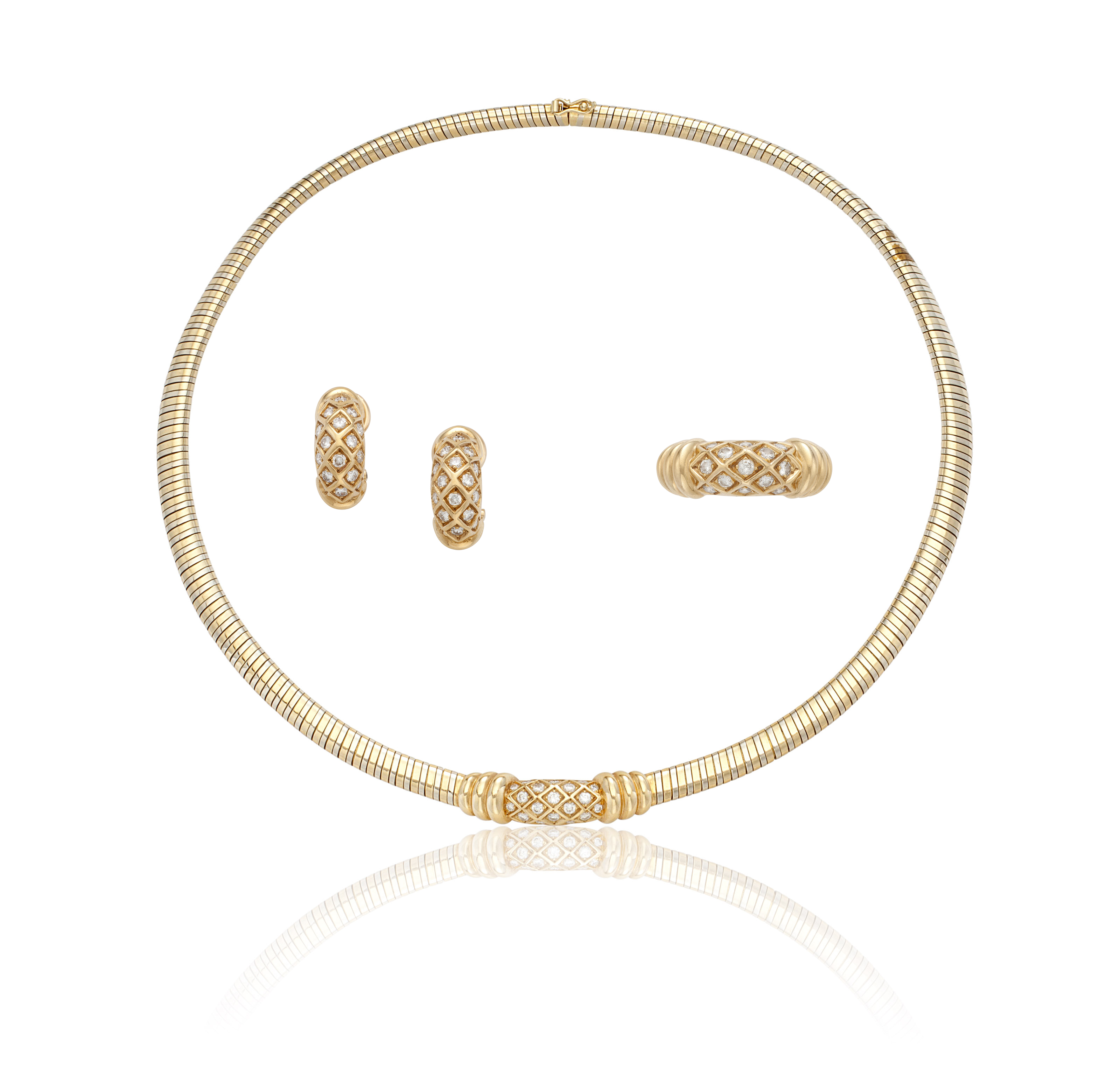 A SUITE OF DIAMOND AND GOLD JEWELRY, CARTIER | Christie’s