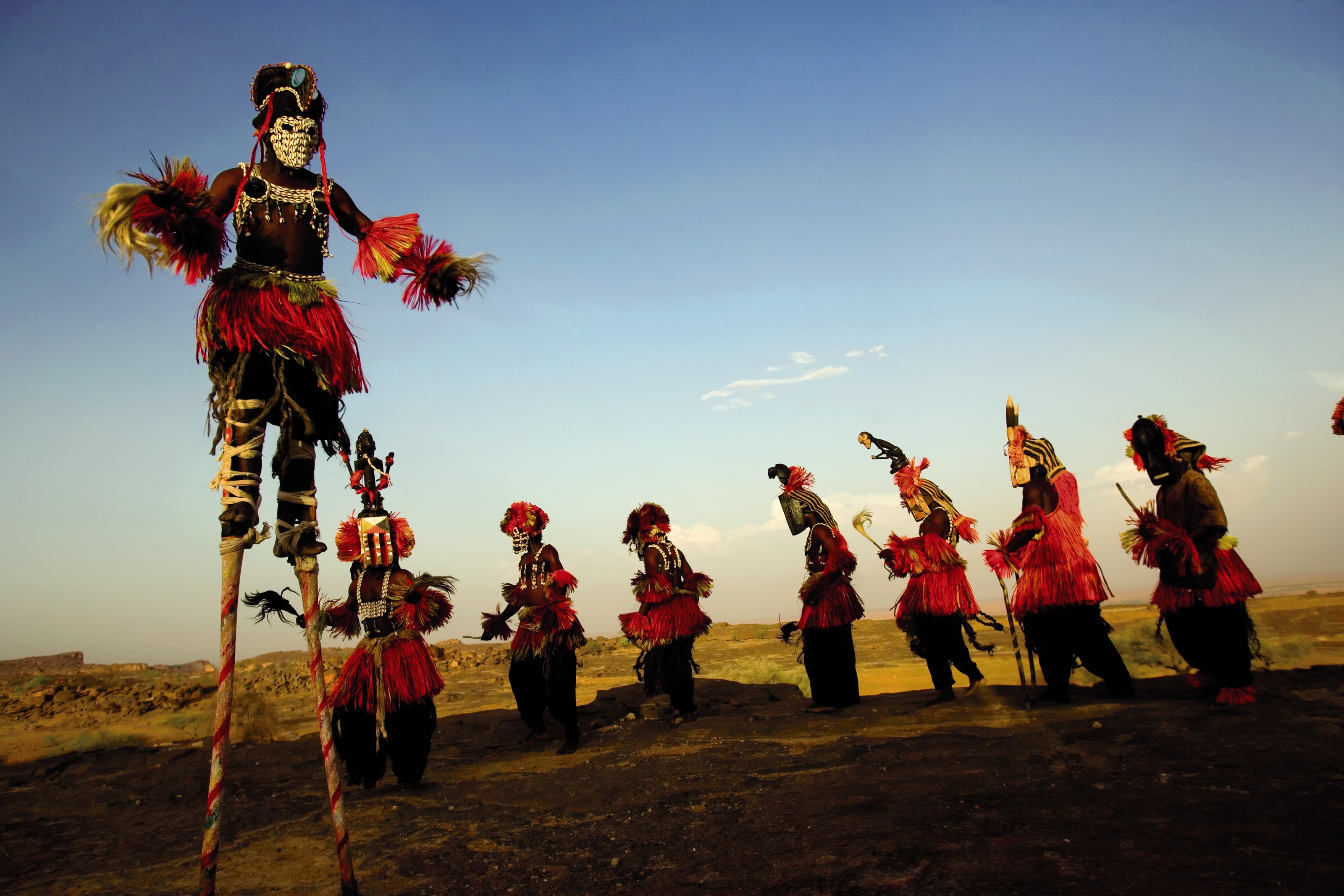Funeral Dance in a Dogon Village, Mali, 2009, AARON HUEY | Christie’s