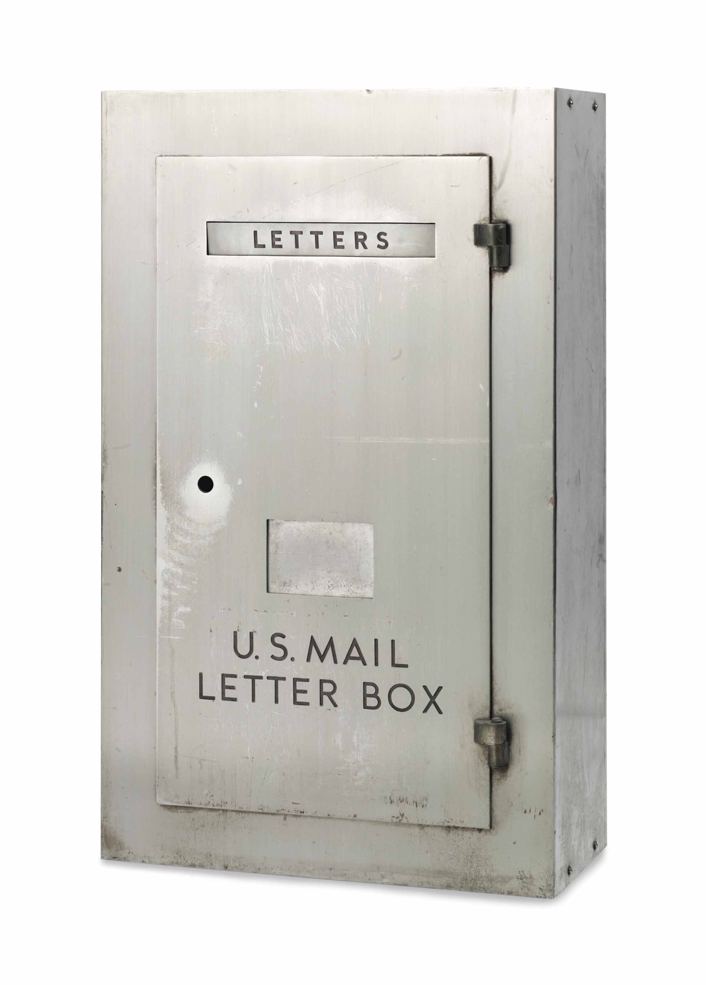 AN AMERICAN STEEL LETTER BOX , CIRCA 1960 | Christie's