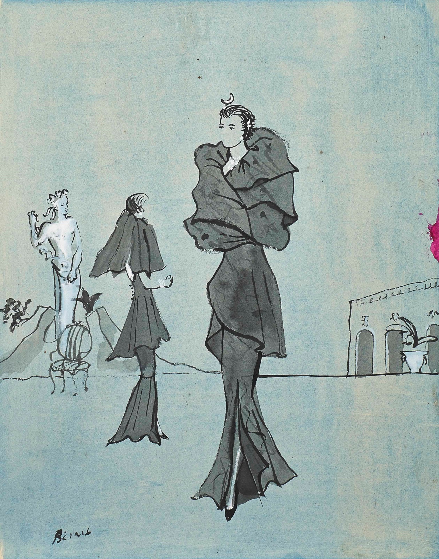 CHRISTIAN BÉRARD (1902-1949) , Croquis de mode | Christie's