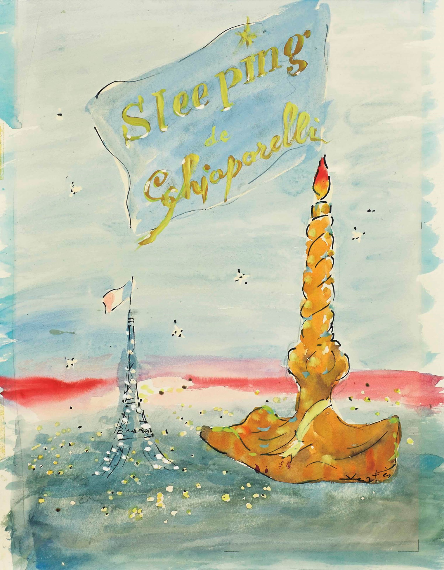 MARCEL VERTÈS (1895-1961) , Sleeping (projet d'affiche) | Christie's