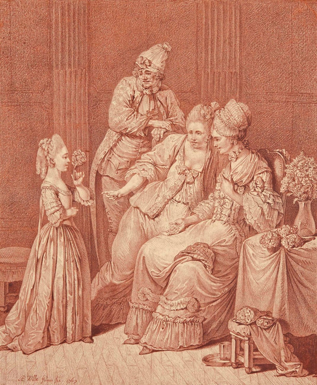 Pierre-Alexandre WILLE (Paris 1748-1837)