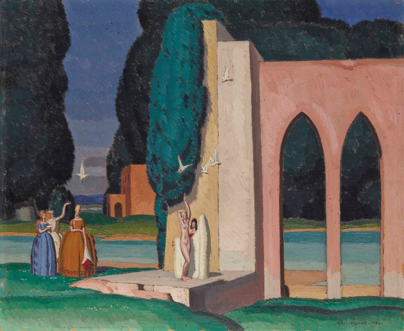 JEAN DUPAS (1882-1964) , APRÈS LE BAIN, 1924 | Christie's