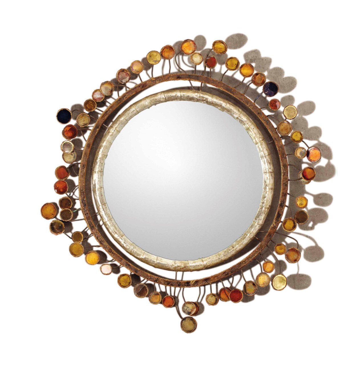 LINE VAUTRIN (1913-1997) , MIROIR 'SEQUINS', VERS 1961 | Christie's