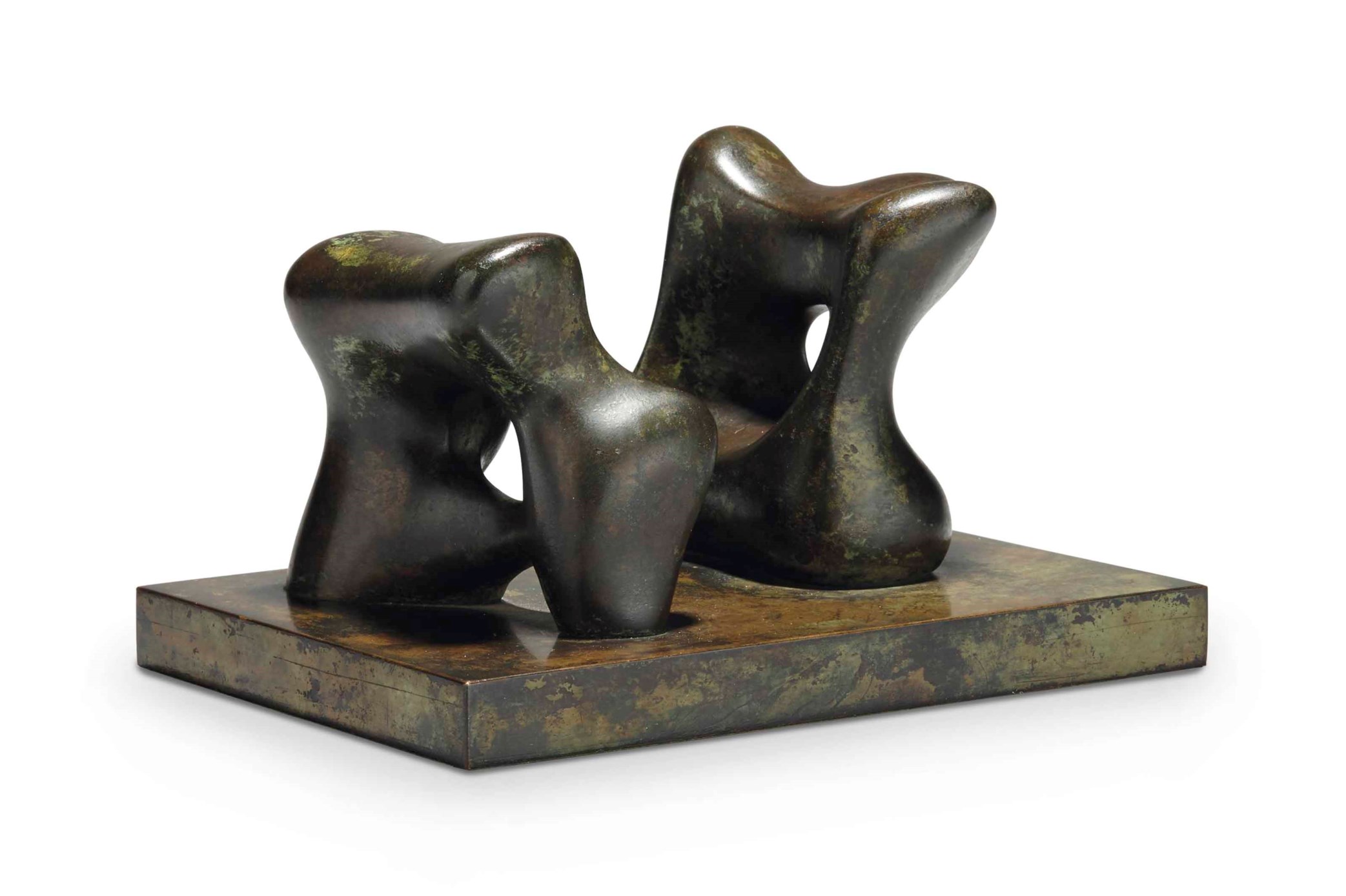 HENRY MOORE (1898-1986) , Maquette for Two Forms | Christie's