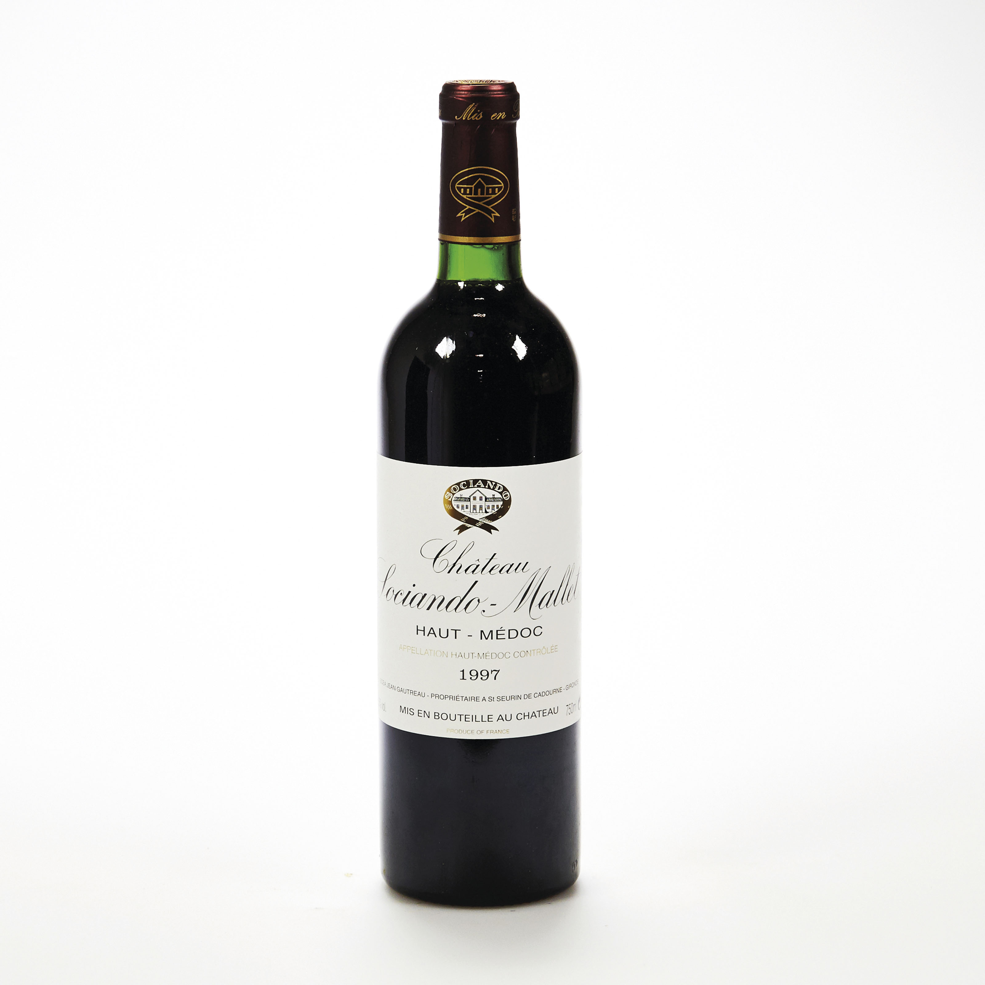 Château Sociando-Mallet--Vintage 1997, Haut-Médoc, grand cru bourgeois ...