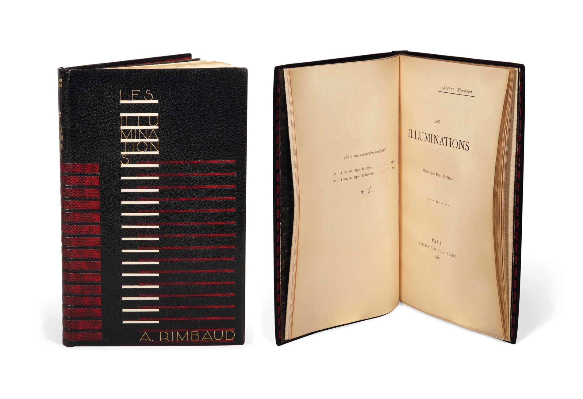 Arthur RIMBAUD. Les Illuminations. Notice par Paul Verlaine. Paris: La ...