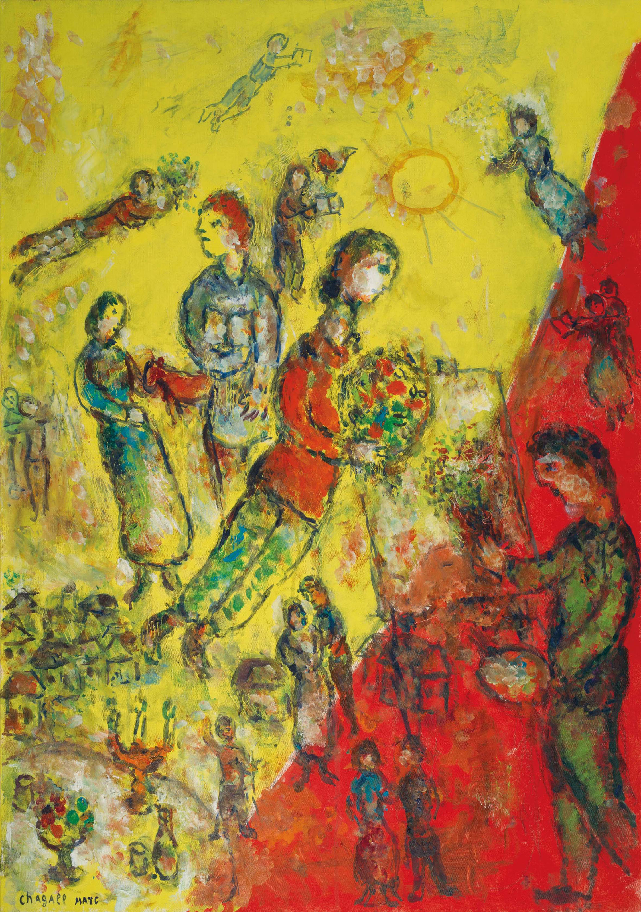 Marc Chagall (1887-1985) , L'offrande au peintre | Christie's
