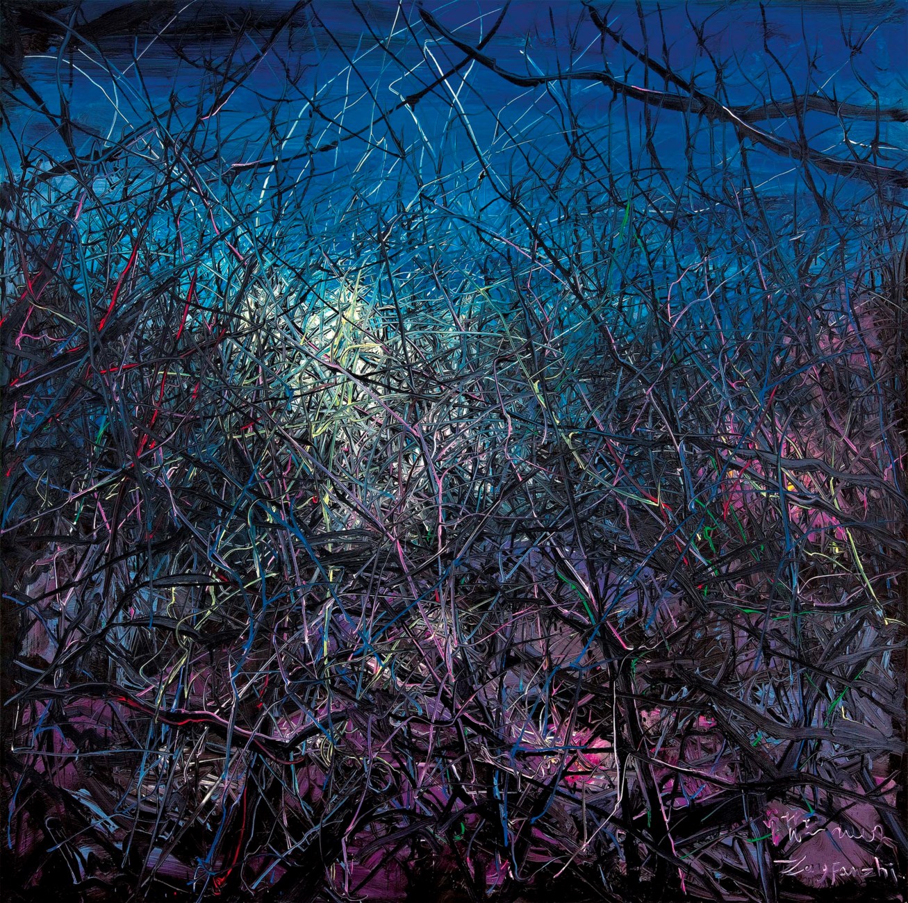 Zeng Fanzhi (b. 1964) , Untitled 07-5 | Christie's