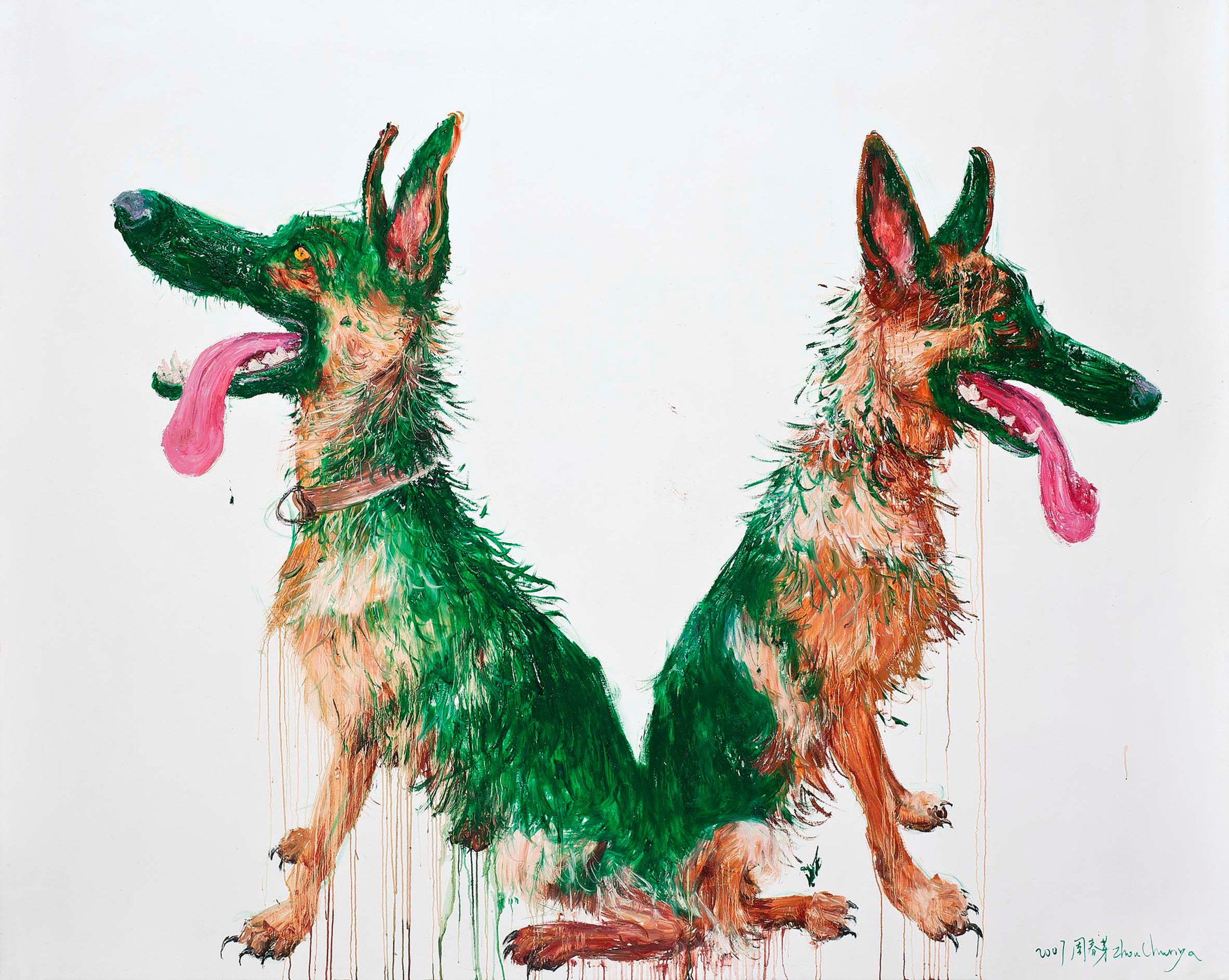 Zhou Chunya (b.1955) , Two TT | Christie's