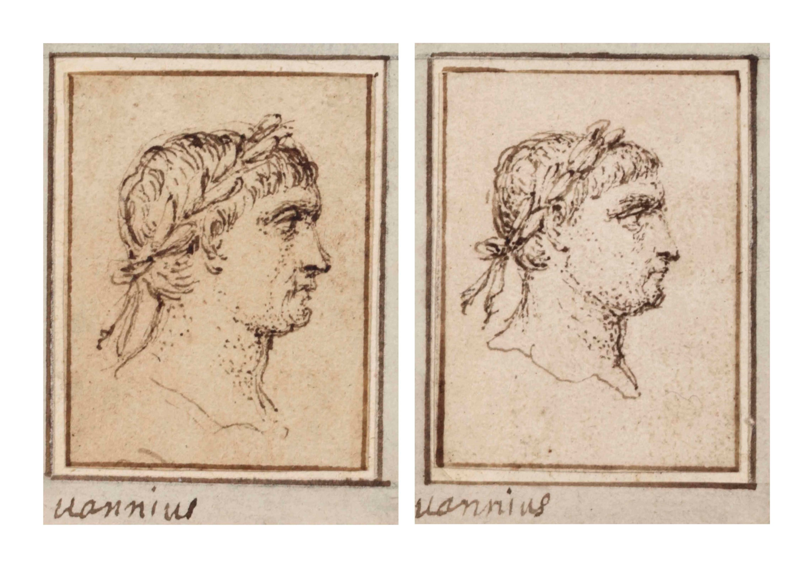 Jacques de Gheyn II (Antwerp 1565-1629 The Hague), Portraits of a man ...