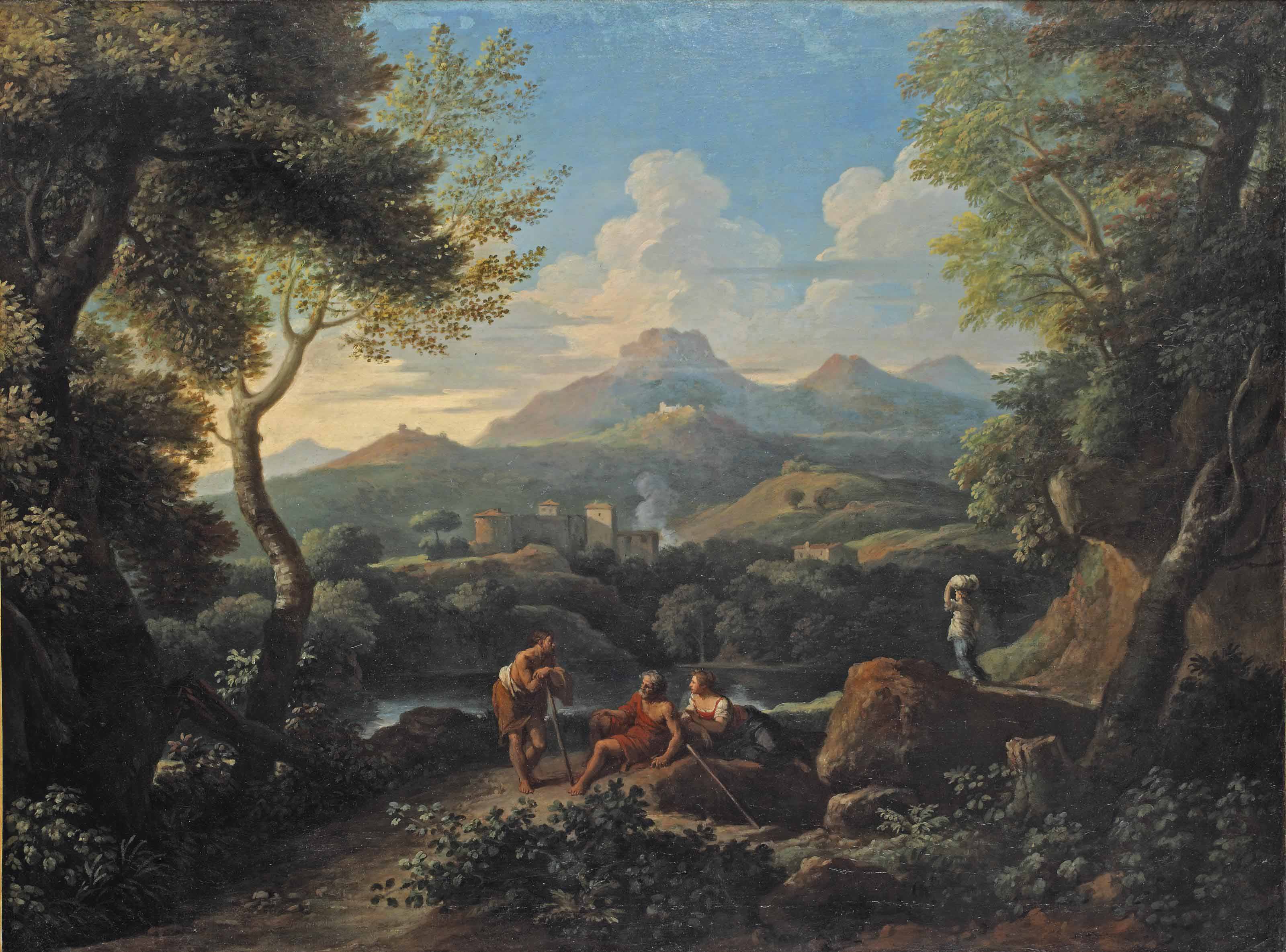 Jan Frans van Bloemen, called Orizzonte (Antwerp 1662-1749 Rome) , An ...