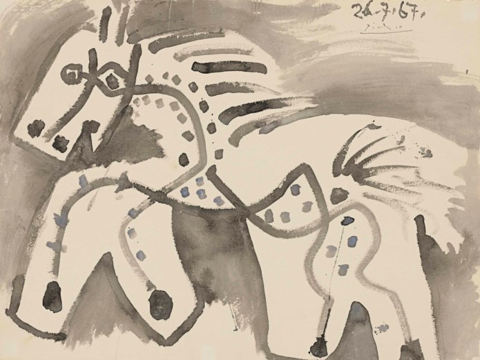 Pablo Picasso (1881-1973), Cheval | Christie's