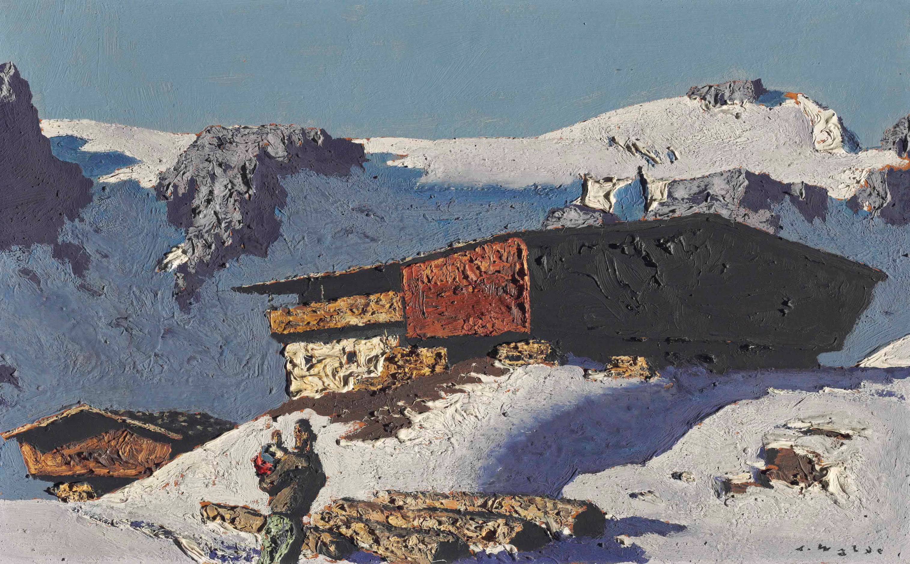 Alfons Walde (1891-1958), Einsamer berghof | Christie's