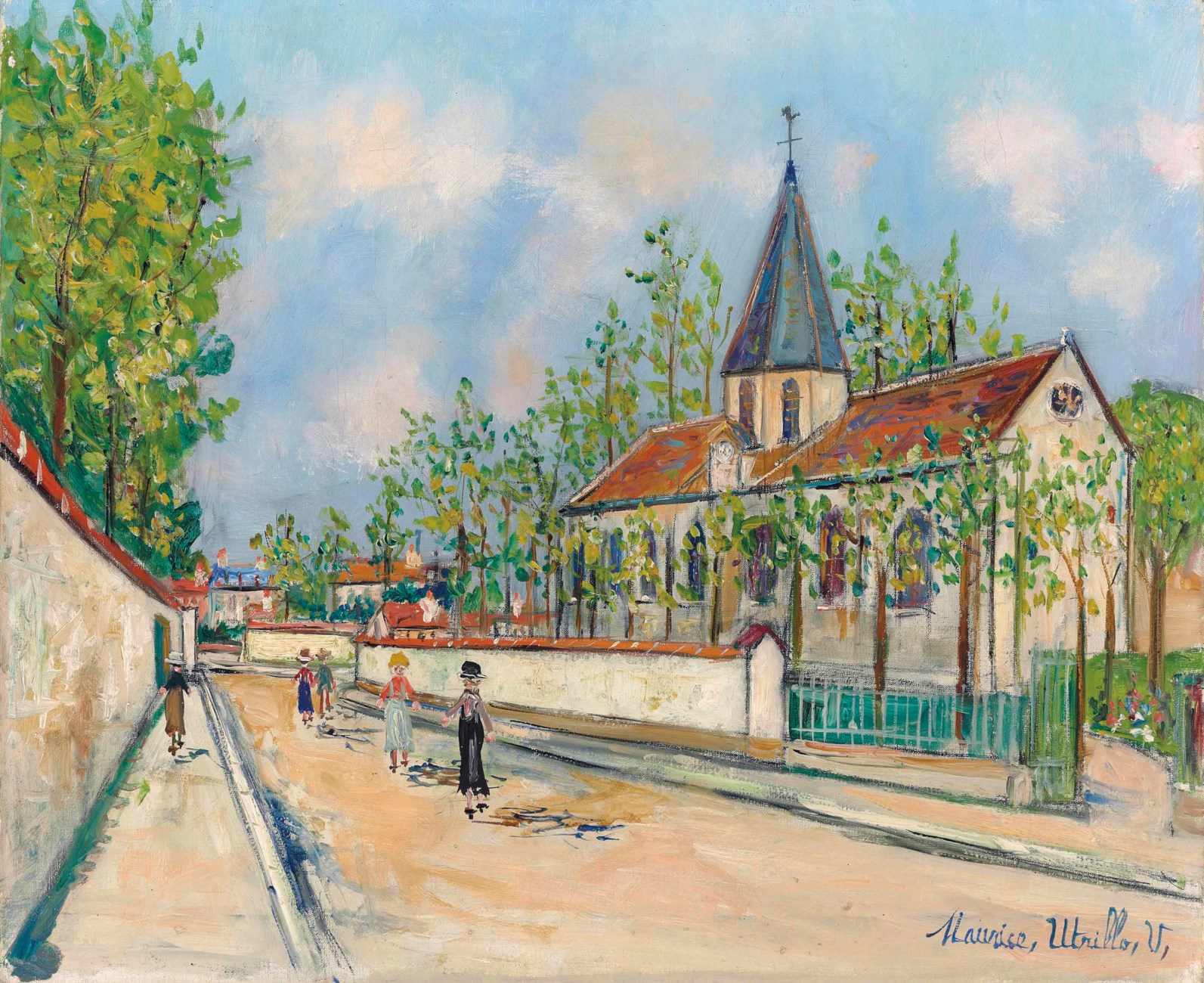 Maurice Utrillo (1883-1955), Eglise d'Eaubonne | Christie's