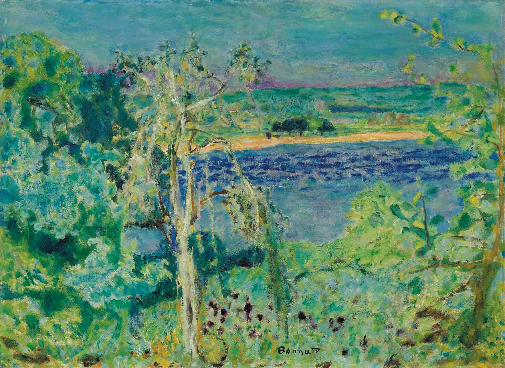 Pierre Bonnard (1867-1947), La Seine à Vernon, or La risée sur la ...