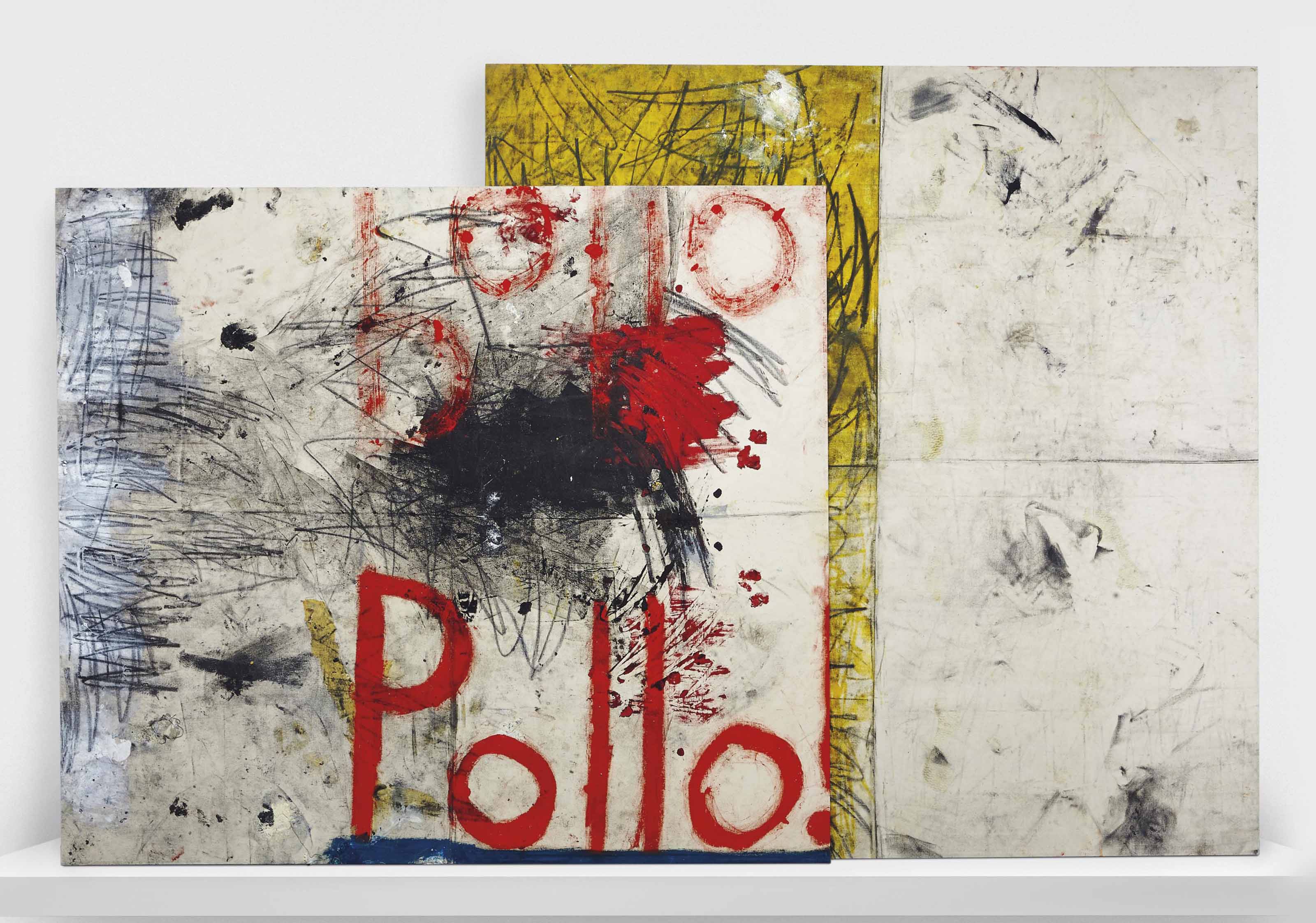 Oscar Murillo (b. 1986) , Untitled (Stack Paintings) | Christie's
