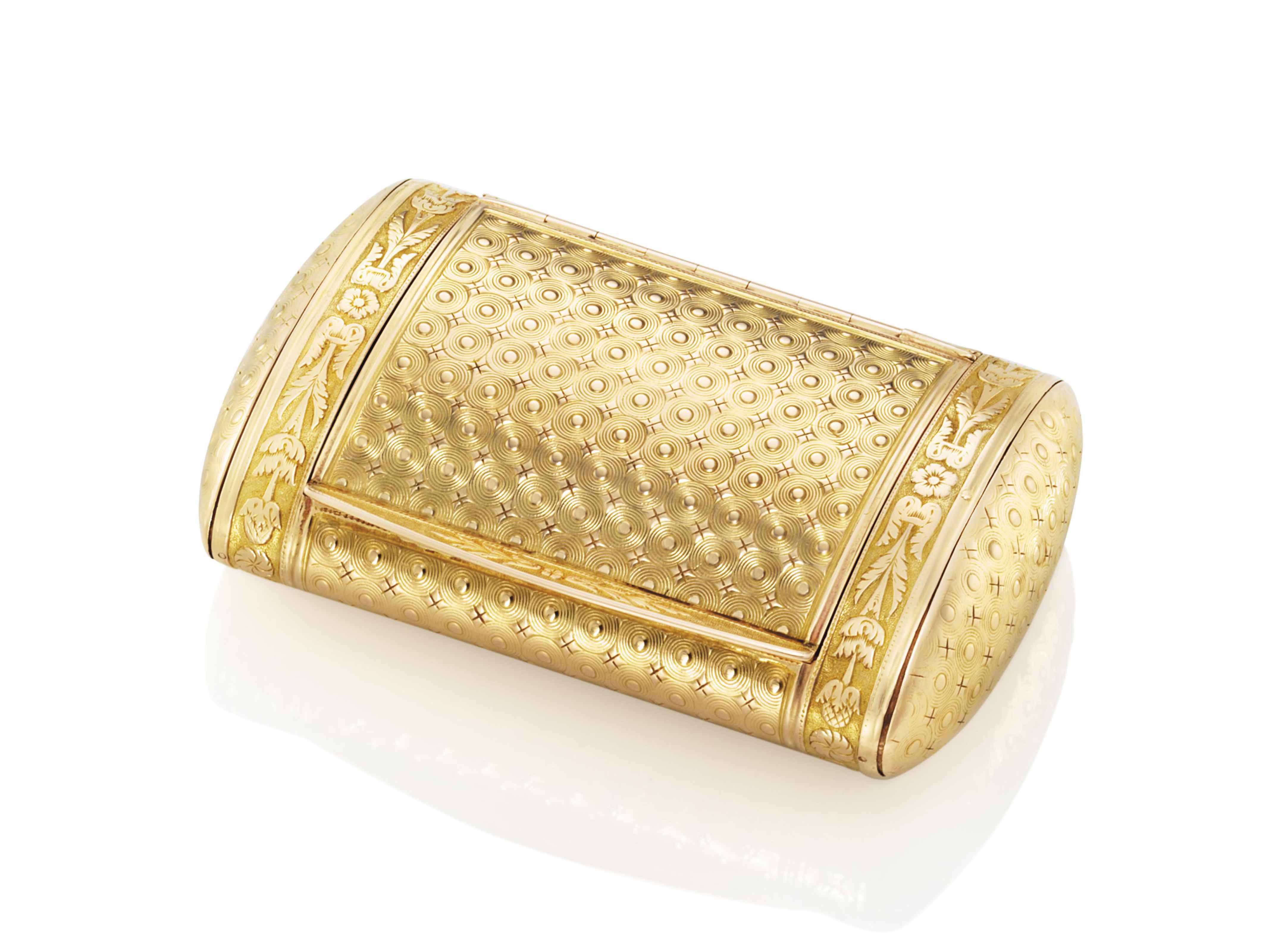 A FRENCH GOLD SNUFF-BOX