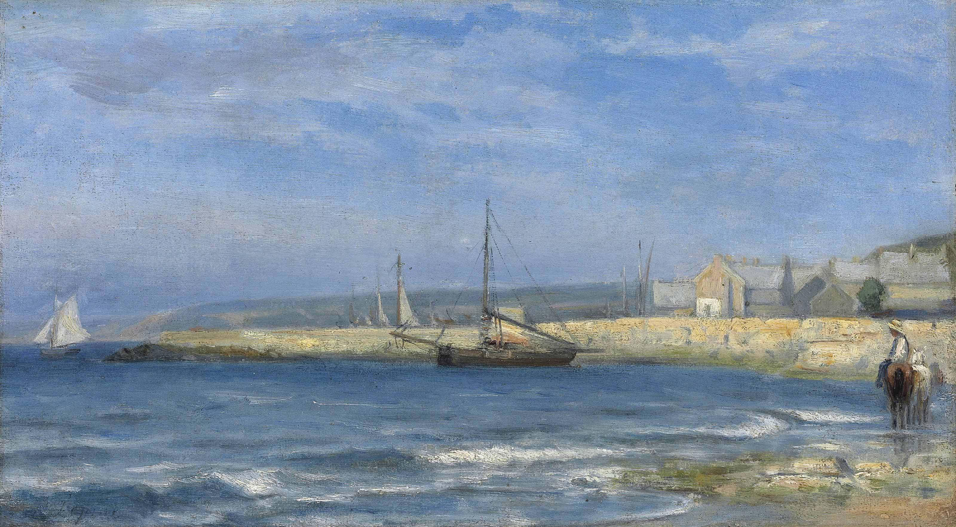 Stanislas Victor Edouard Lépine (French, 1835-1892) , Le Port d ...