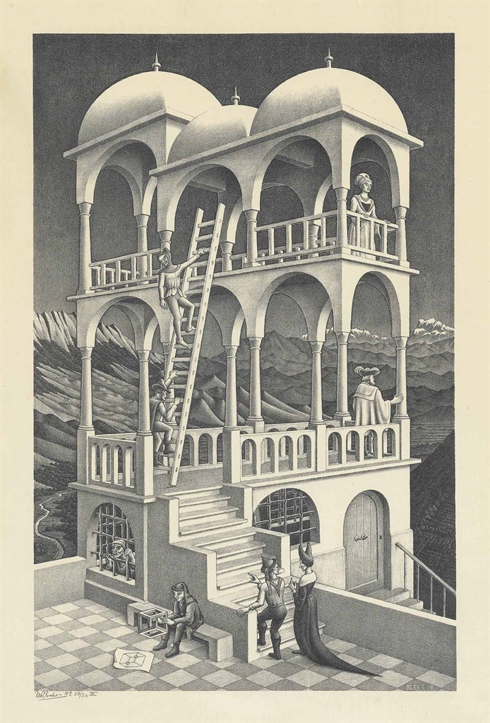 ruban moebius escher