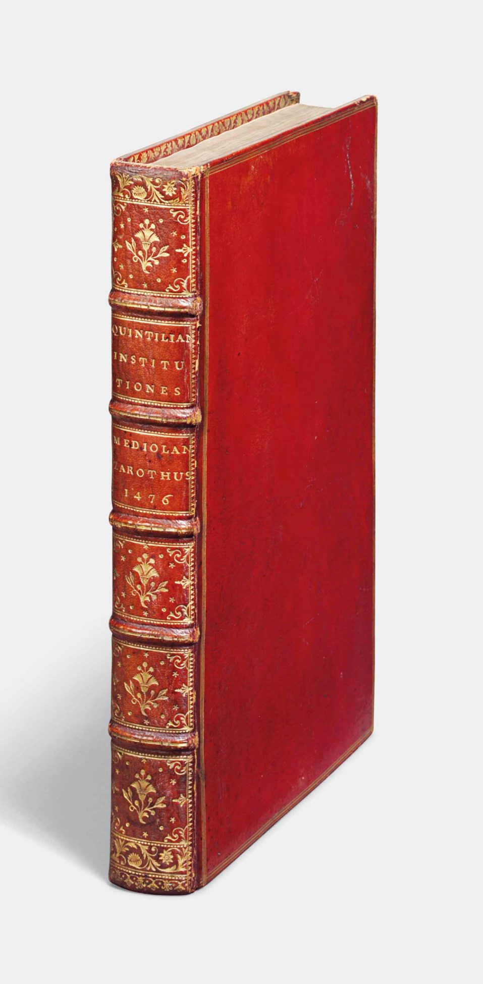 QUINTILIANUS, Marcus Fabius (c. 35-95). Institutiones oratoriae. Milan ...