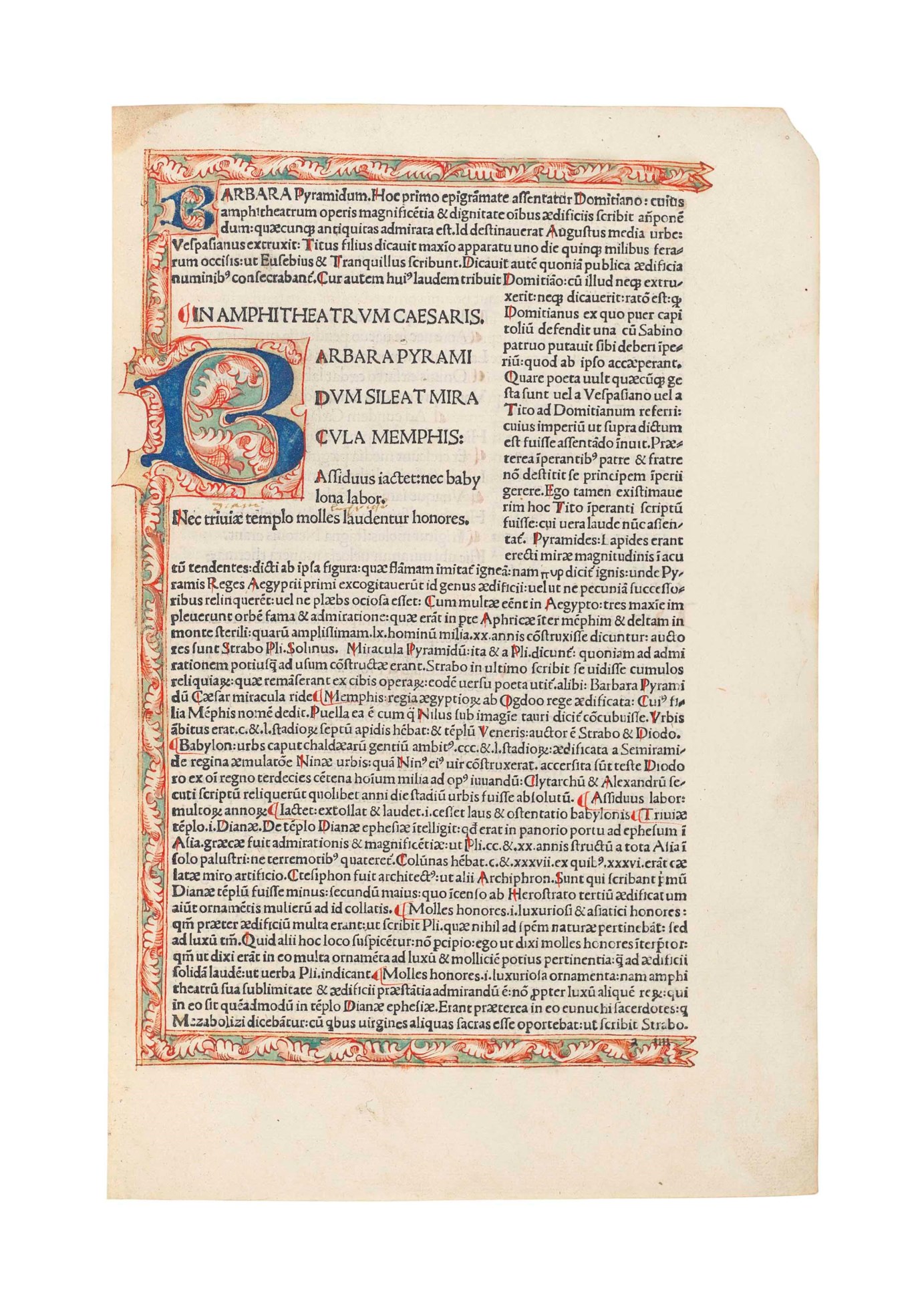 MARTIALIS, Marcus Valerius (c. 40-c. 104). Epigrammata. Commentary by ...