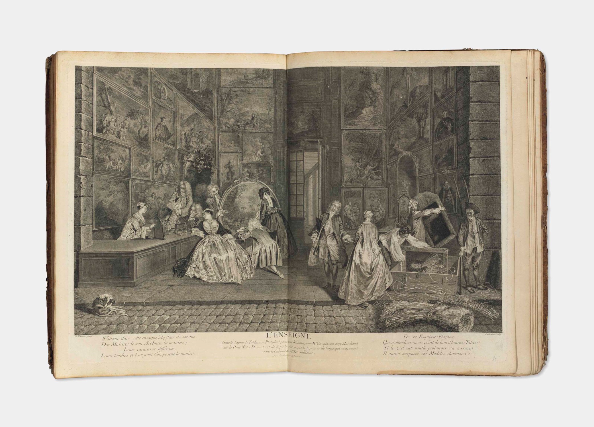 WATTEAU, Antoine (1684-1721) – An extensive collection of prints ...