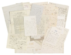 AUTOGRAPH COLLECTION – SCIENCE. Letters and manuscripts of prominent ...