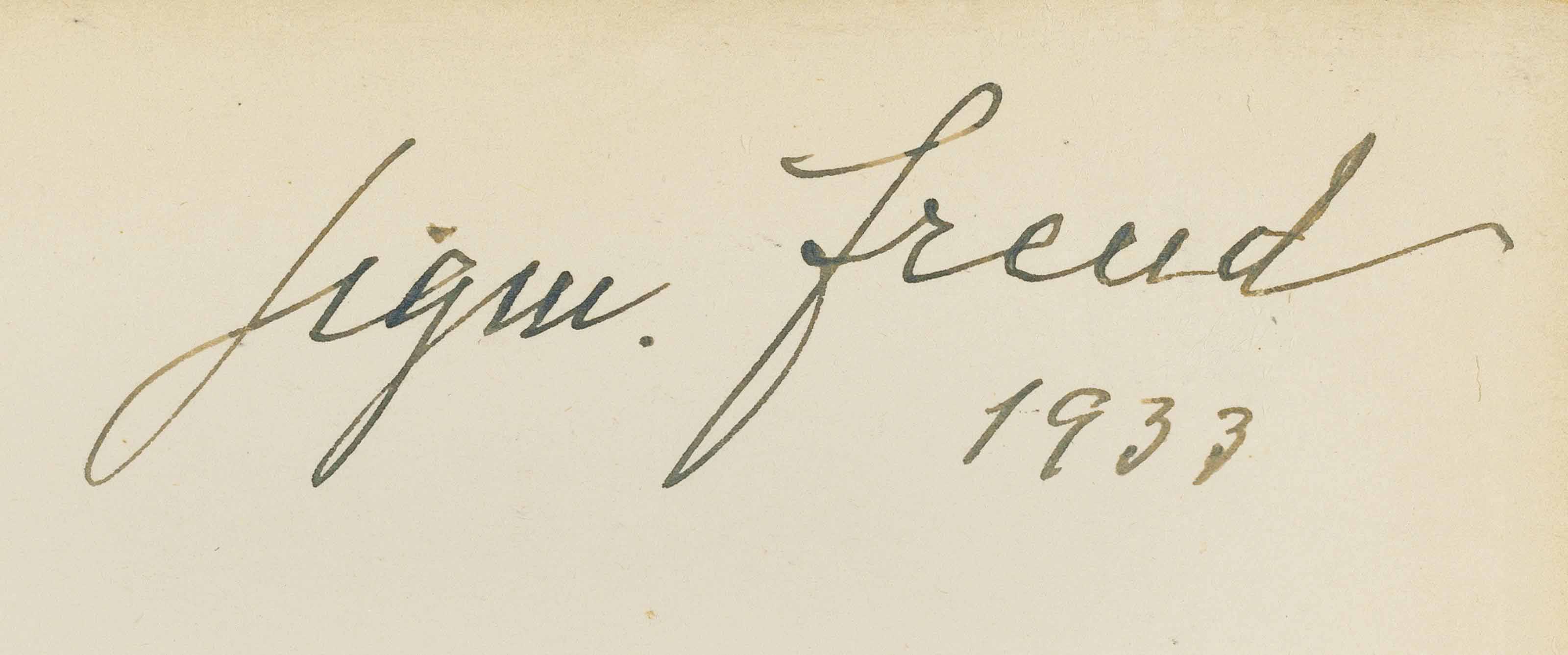 FREUD, Sigmund (1856-1939). Neue Folge der Vorlesungen zur Einführung ...