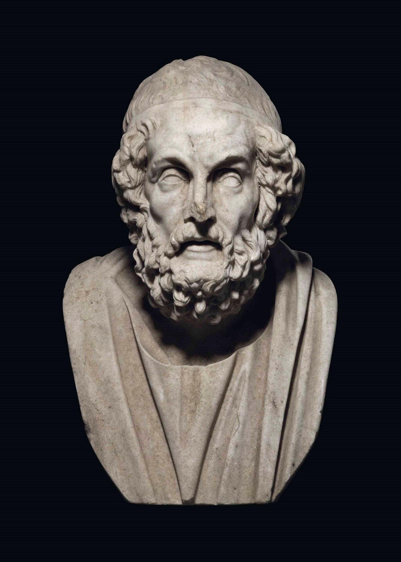 A MARBLE BUST OF HOMER, ROME, LATE 18TH CENTURY | Christie's