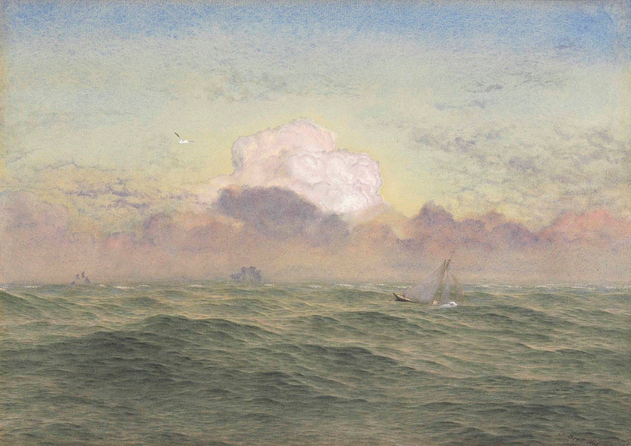 John Brett, A.R.A. (1831-1902), The open sea | Christie's