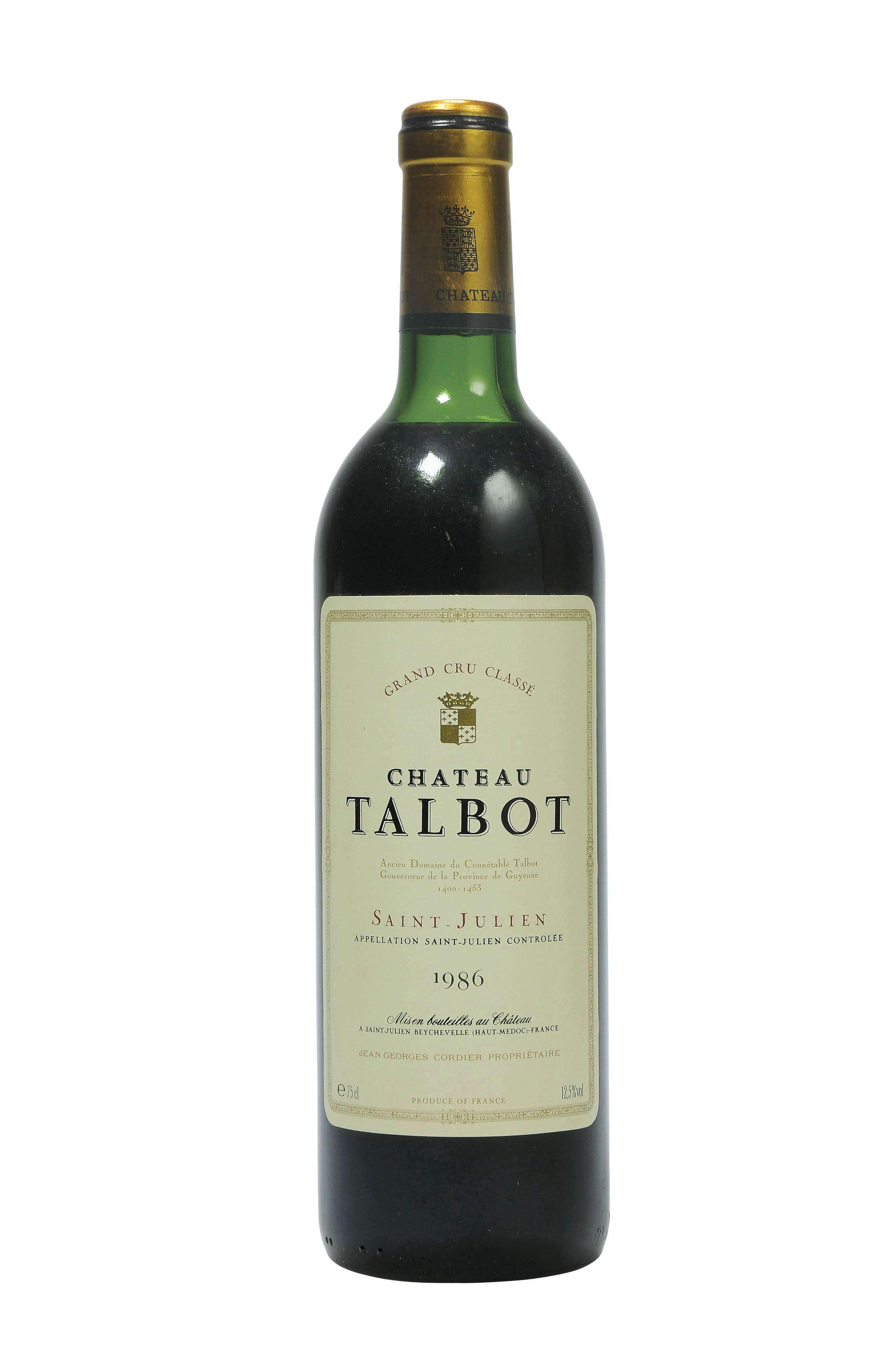Château Talbot 1986, Saint-Julien, 4ème cru classé | Christie’s