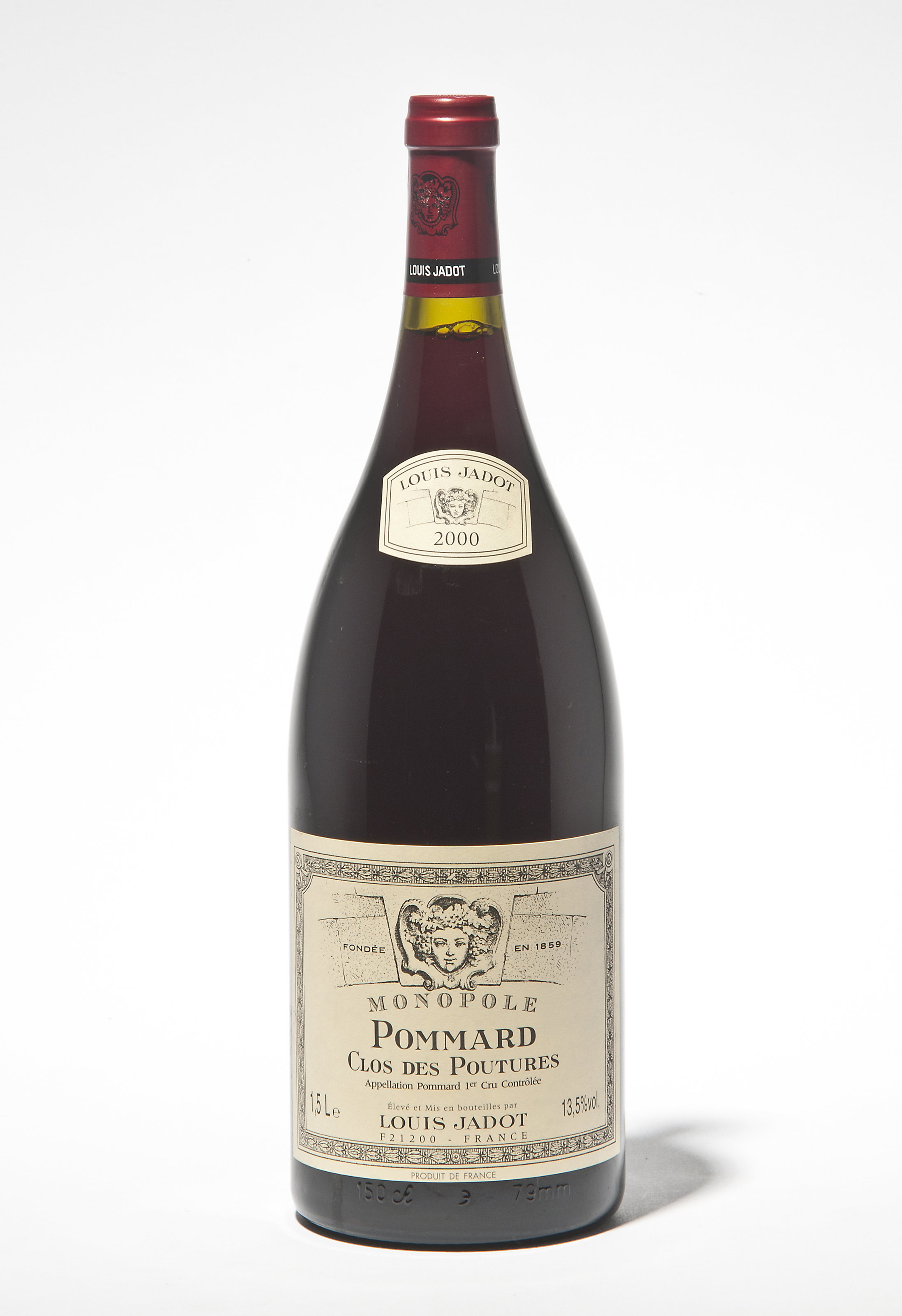 Louis Jadot, Pommard Clos des Poutures 2000, 1er Cru, Côte de Beaune ...