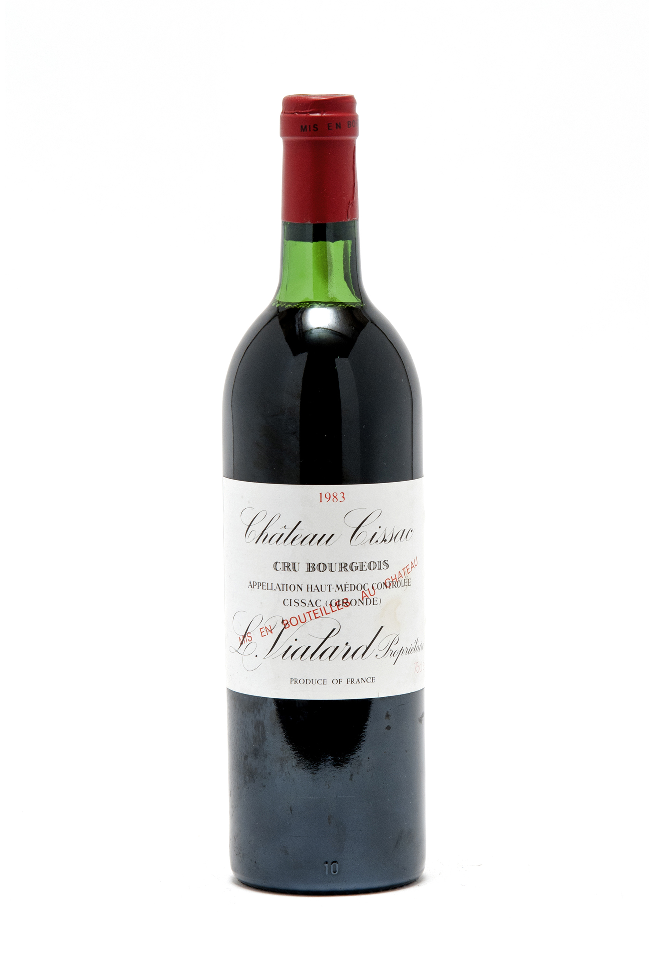 Château Cissac 1983, Cissac (Haut-Médoc), cru bourgeois exceptionnel ...