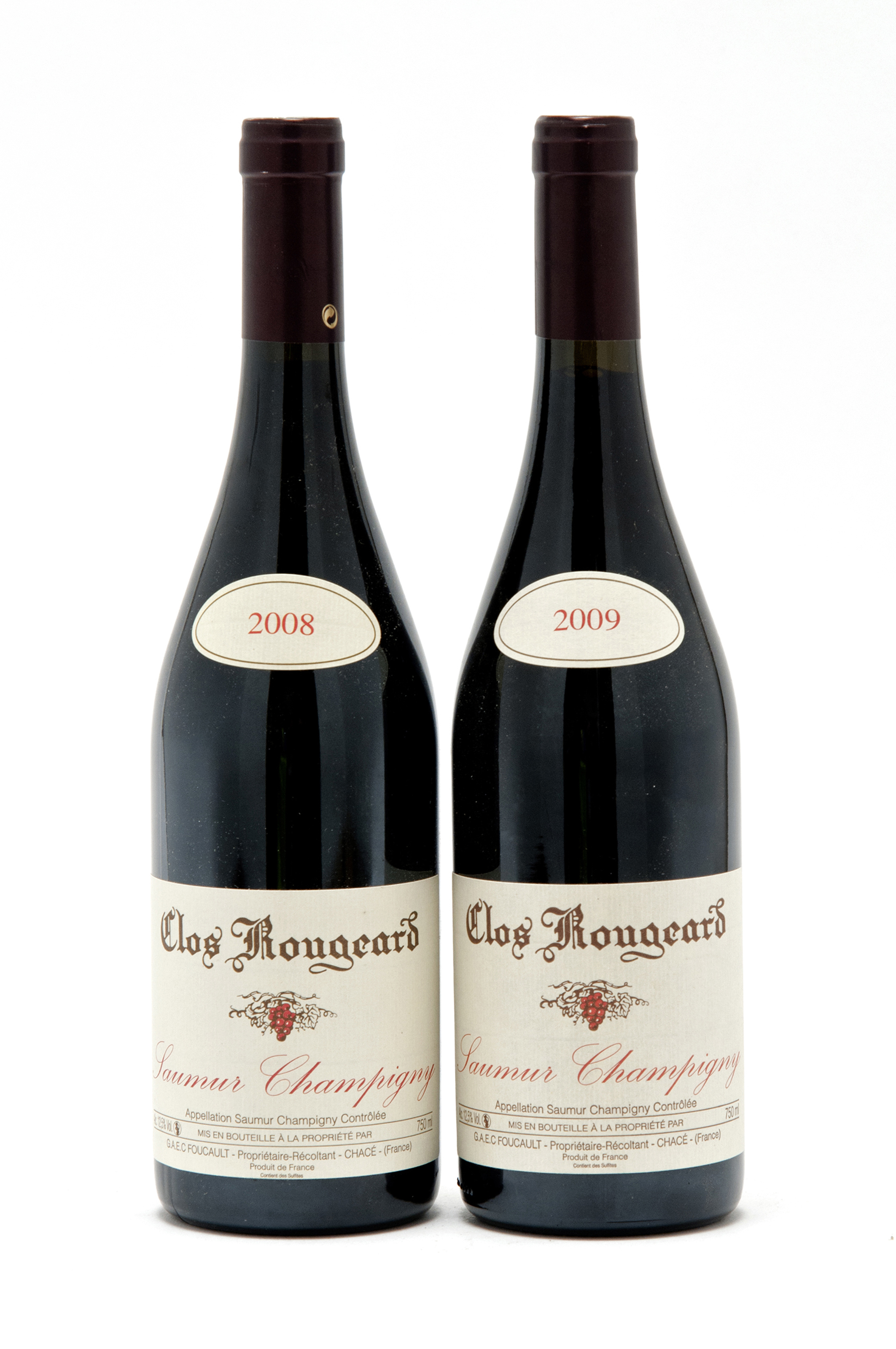 Clos Rougeard, Saumur-Champigny 2008 and 2009, | Christie’s