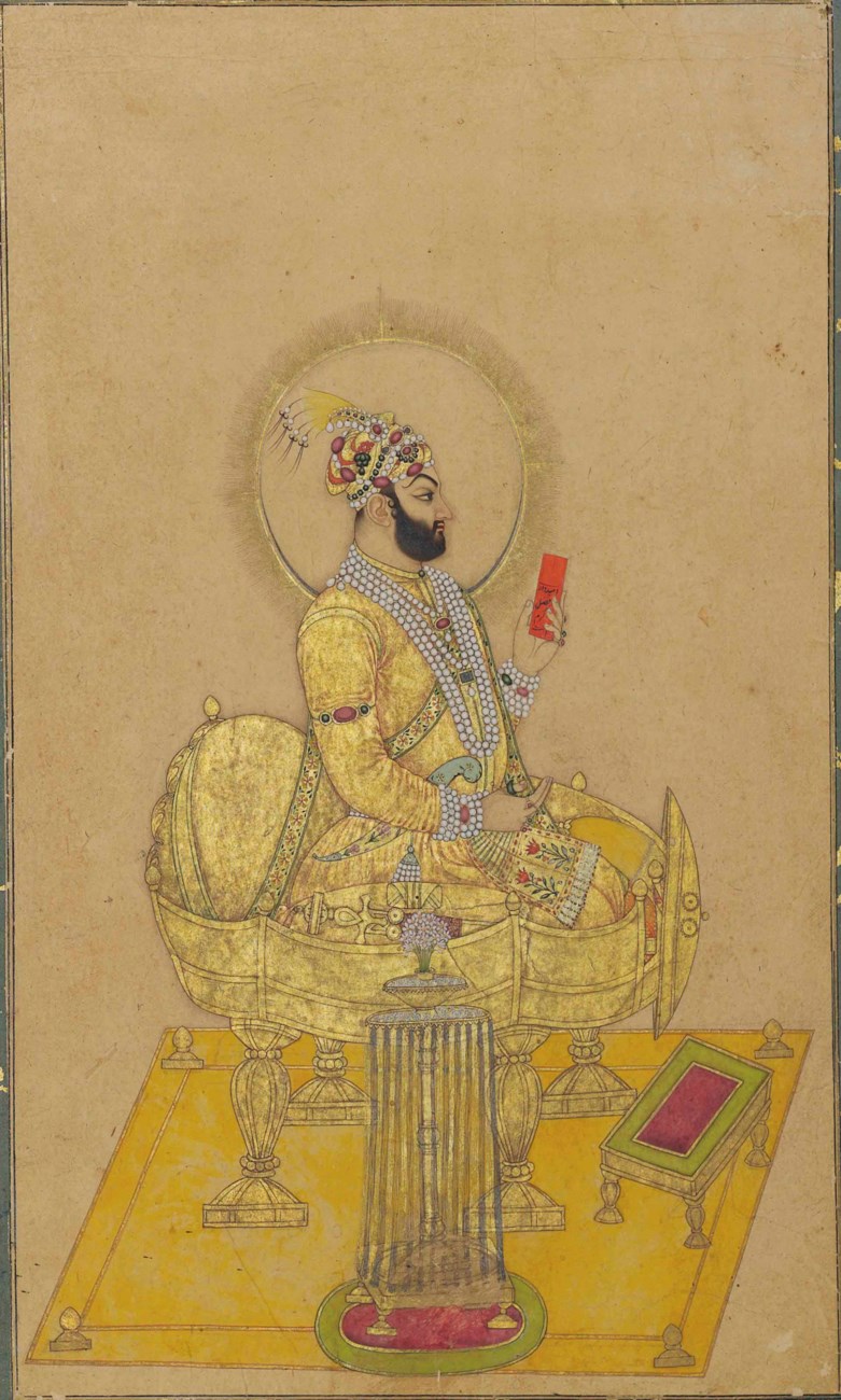 A PORTRAIT OF EMPEROR FARRUKHSIYAR, MUGHAL STYLE AT KISHANGARH ...